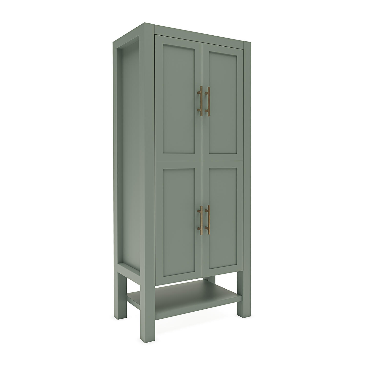 Colonne 4p l.60 x H.165.3 x P.38.6 cm vert doré Kende | Leroy Merlin