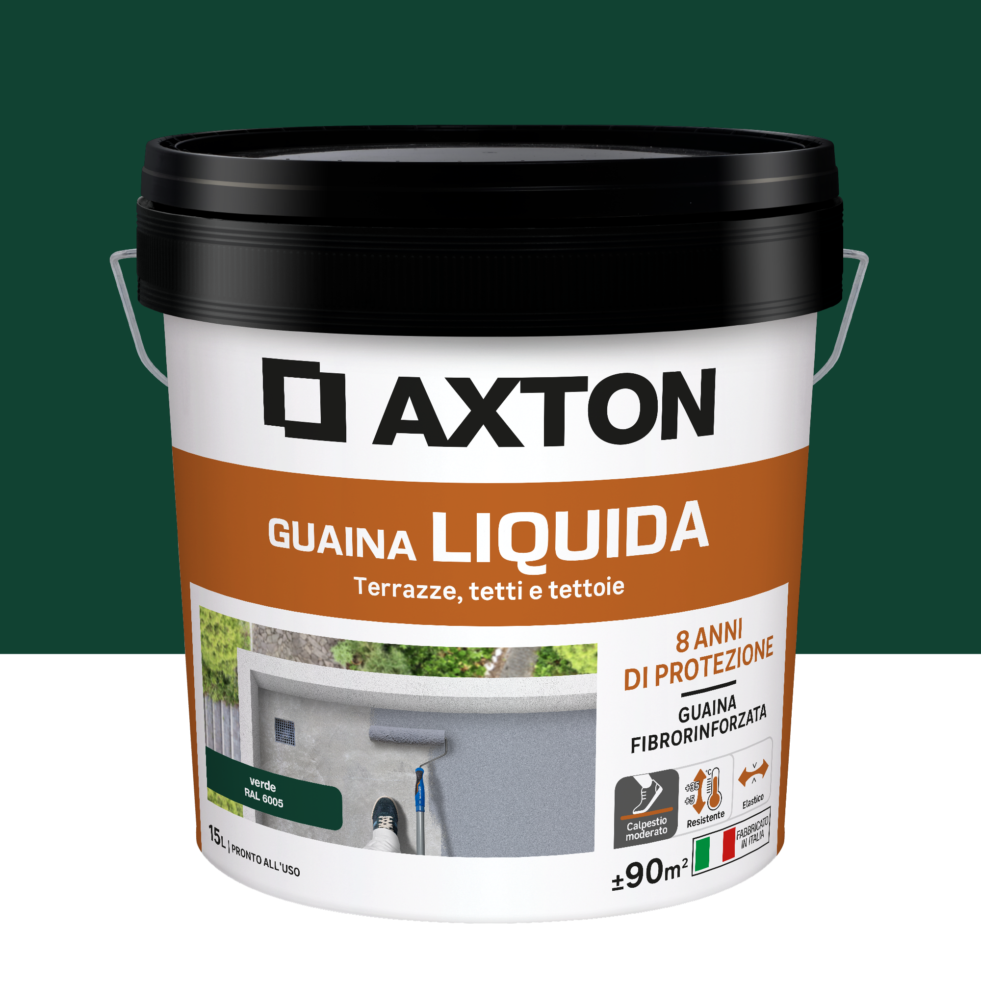 Vernice impermeabilizzante AXTON verde 15 | Leroy Merlin