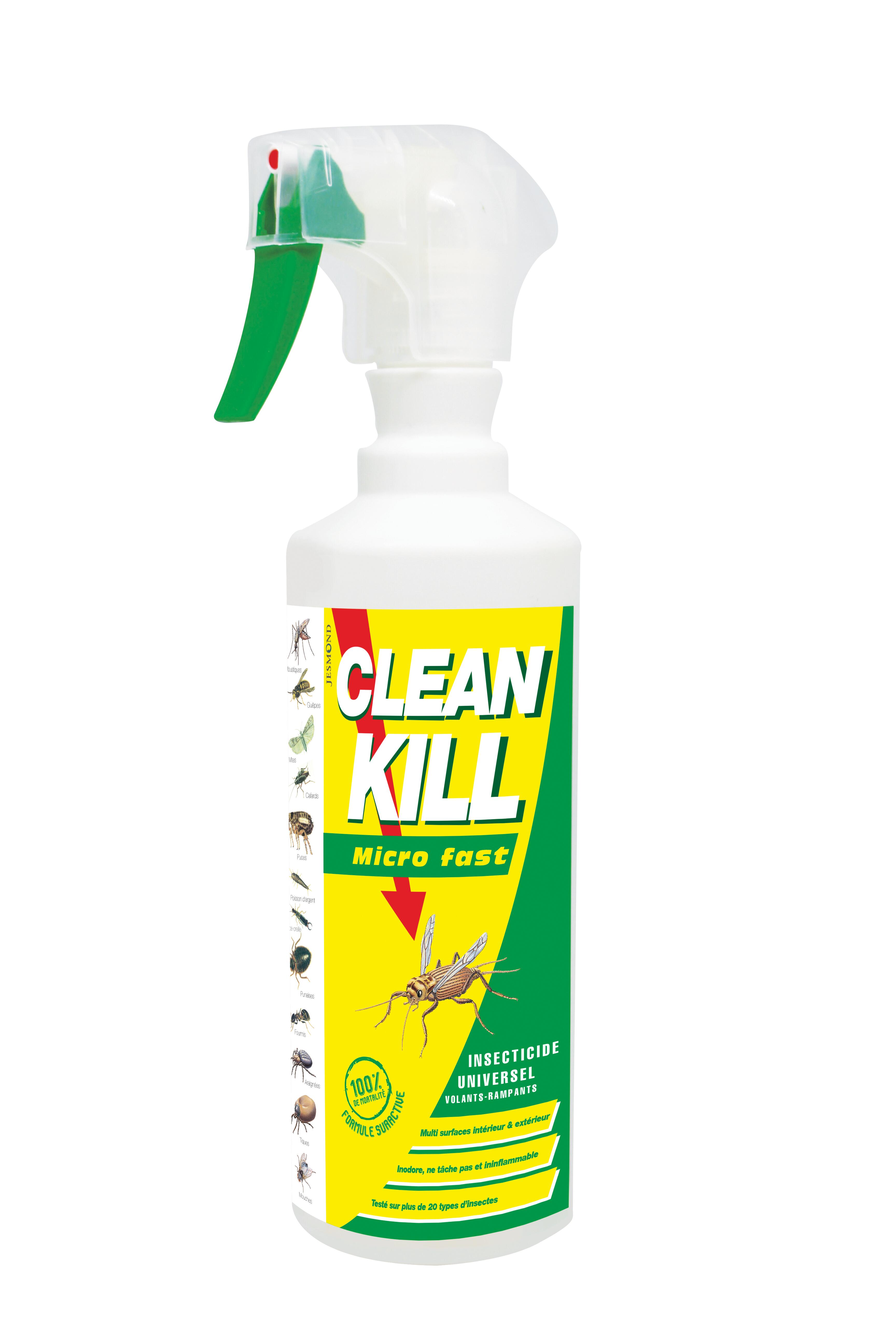 Insecticide universel pour insectes volants et rampants, CLEAN KILL, 0 ...