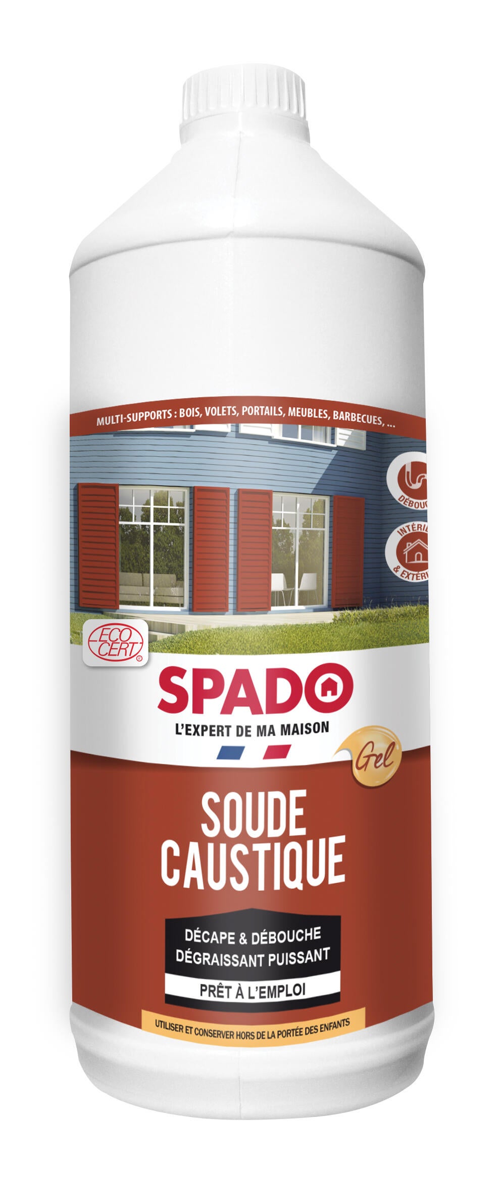 Soude caustique SPADO En gel, 1L | Leroy Merlin