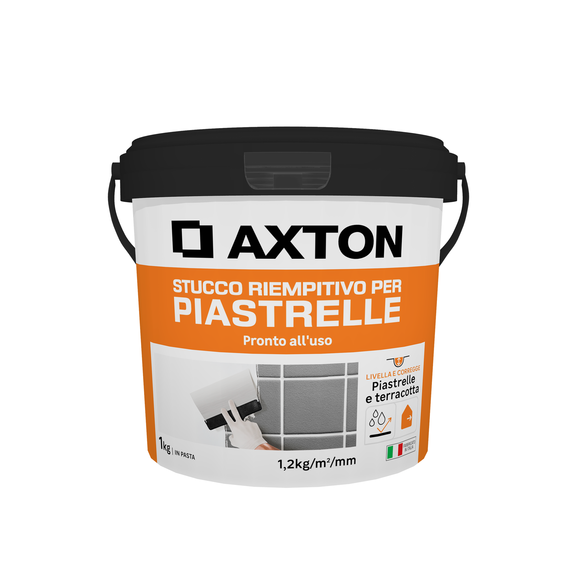 Stucco in pasta per interno AXTON riempitivo per piastrelle 1 kg bianco ...