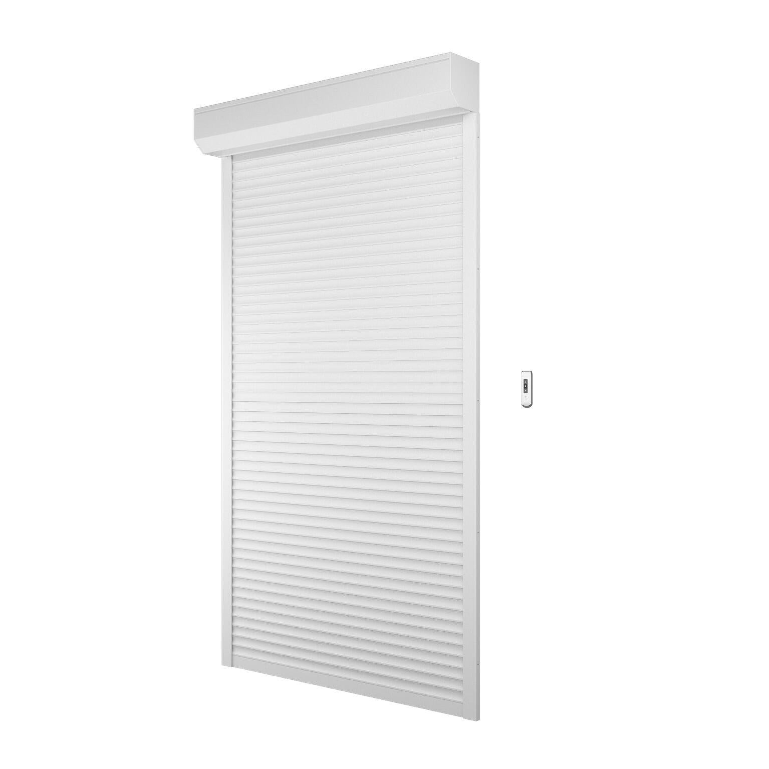 Volet roulant H215xL150cm ALU blc Radio | Bricoman