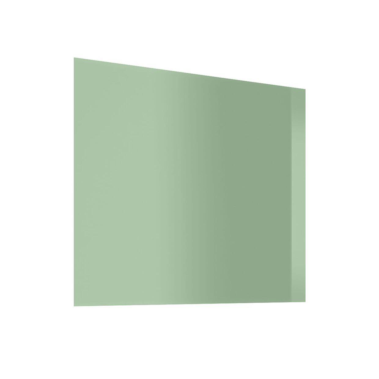 Pannello paraschizzi vetro Salice verde chiaro L60 cm x H50 cm | Leroy ...