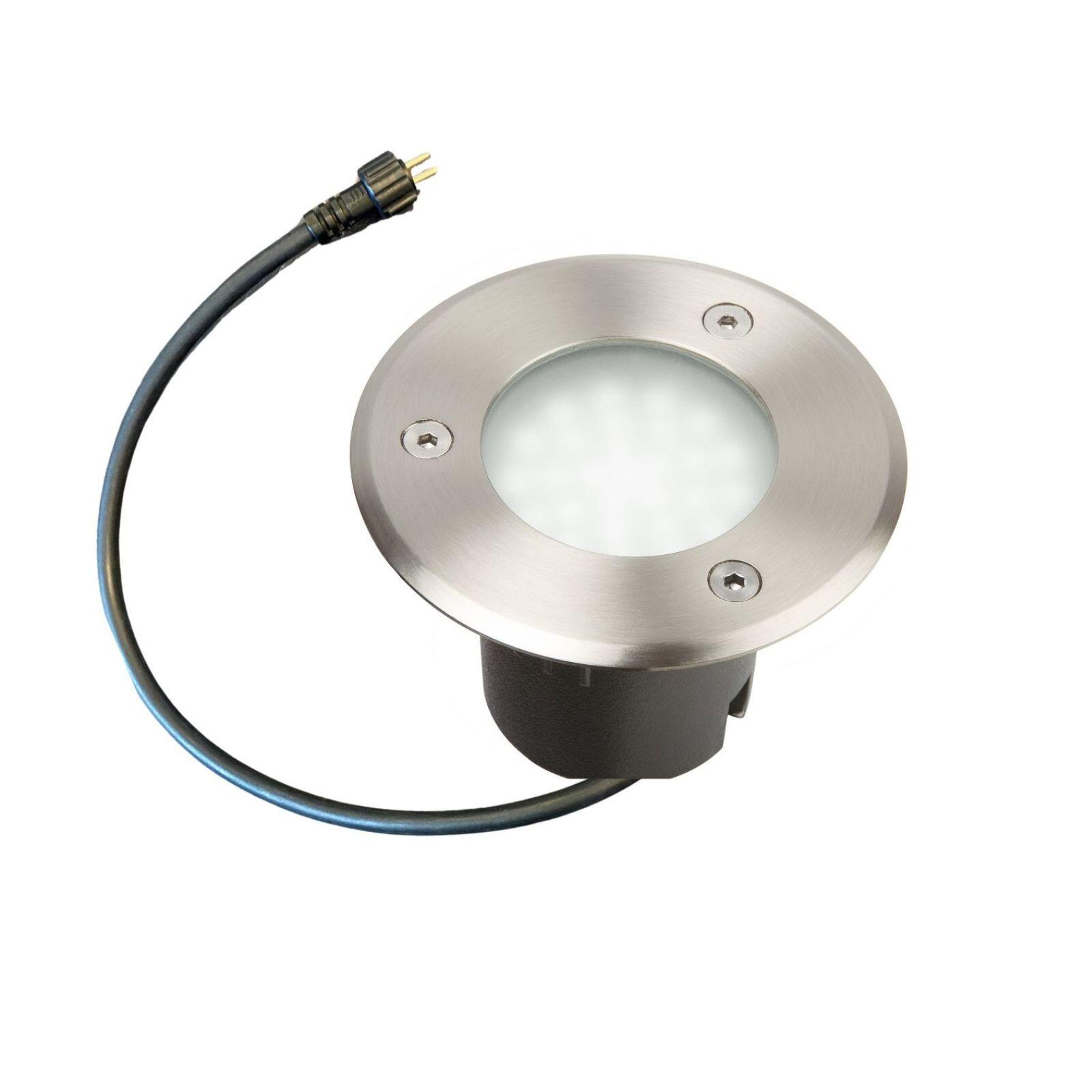 Spot à encastrer LED de piscine 12V, Diam.10 cm blanc froid LUMIHOME ...