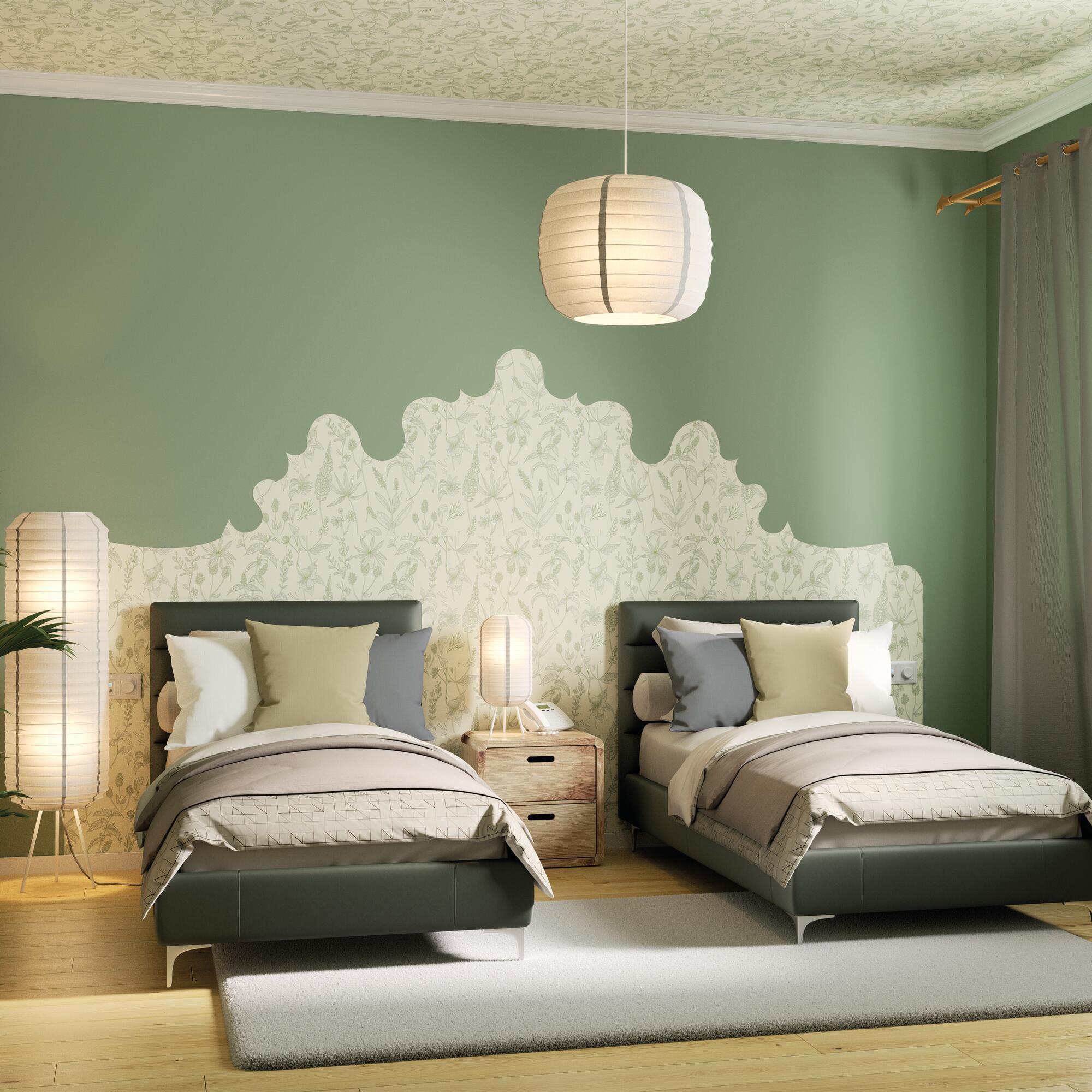 Papel pintado vinilo naturaleza Jette Joop blanco | Leroy Merlin