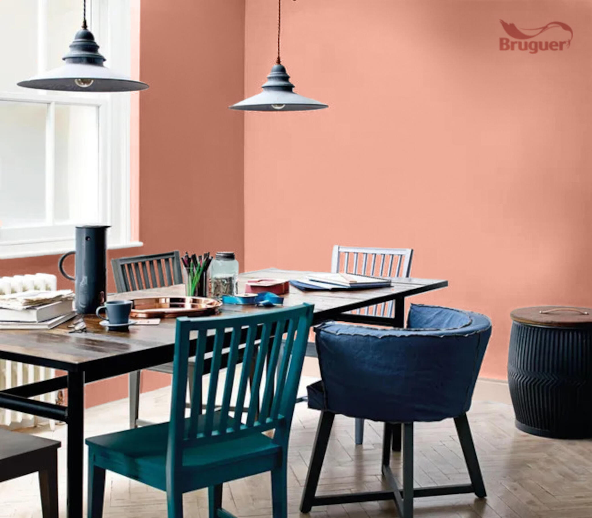 Pintura interior bienestar BRUGUER mate 4L terracota suave | Leroy Merlin