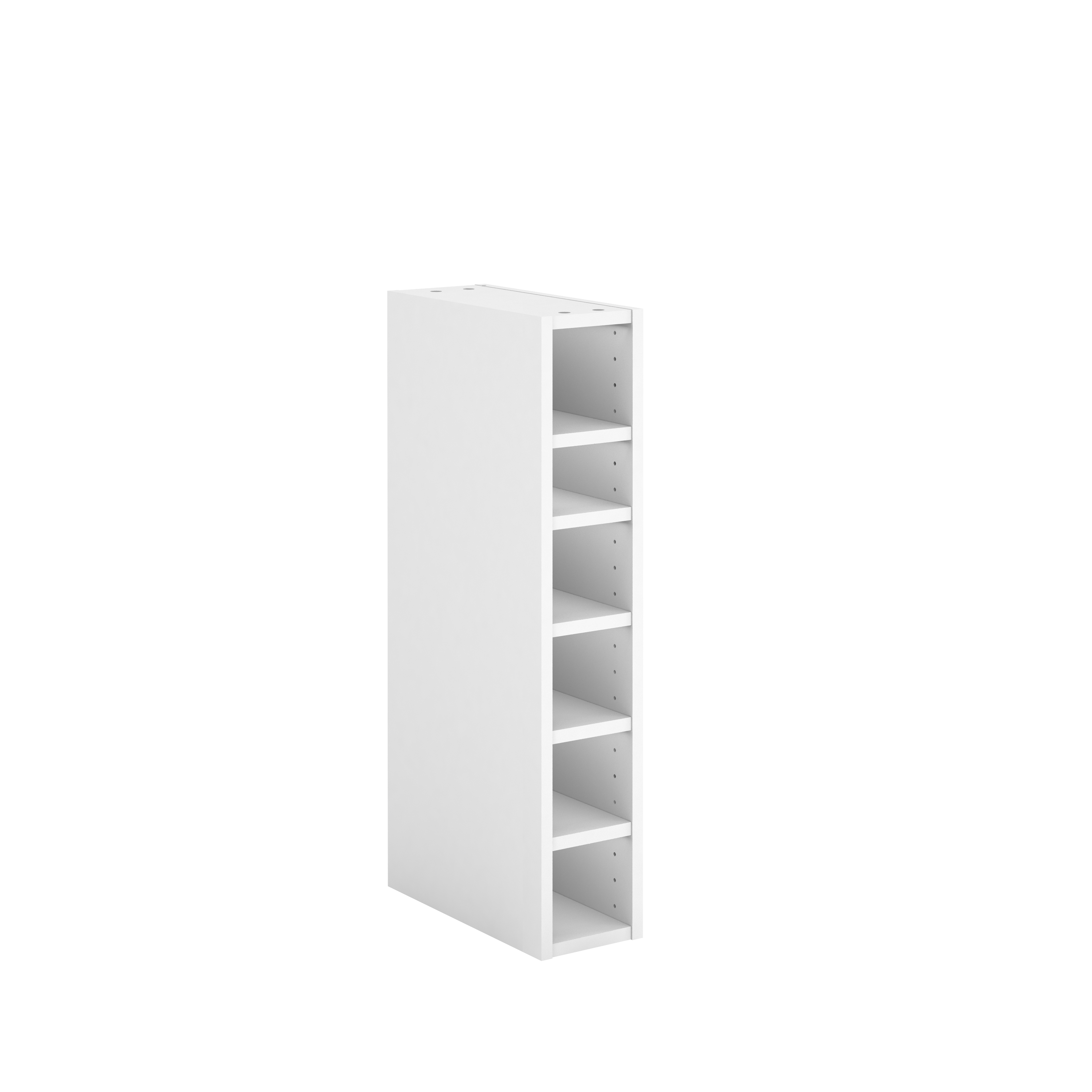 Caisson porte-bouteilles de cuisine DELINIA ID blanc H.76.8 x l.15 x P ...