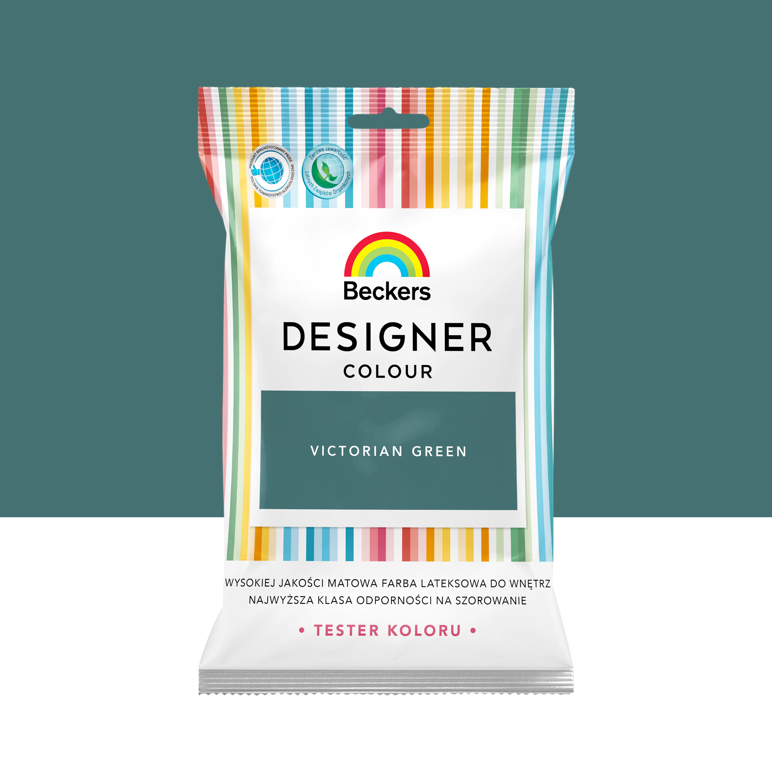 Tester farby Beckers Designer Colour Victor green 50 ml - Leroy Merlin