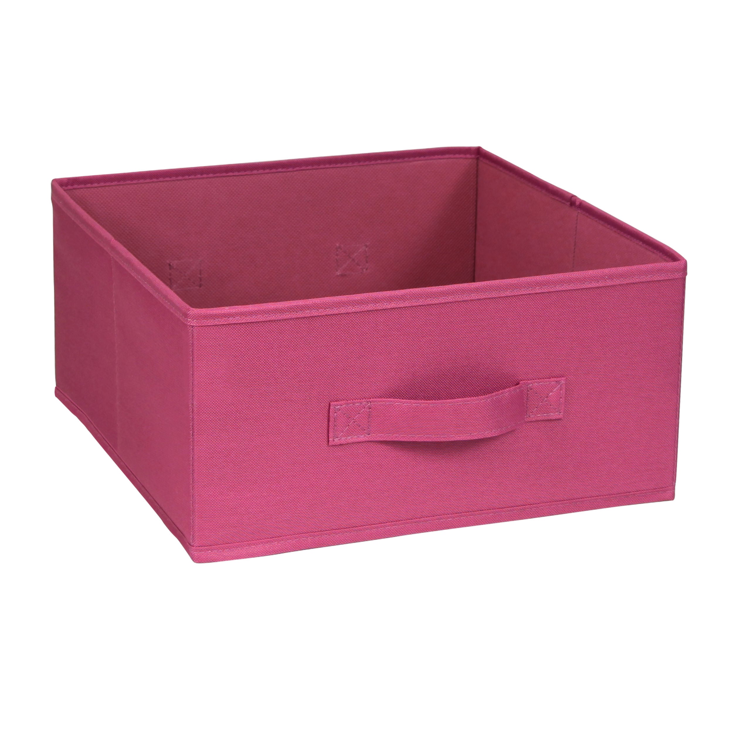 Panier m polyester kub rose H.31 x l.31 x P.15 cm | Leroy Merlin