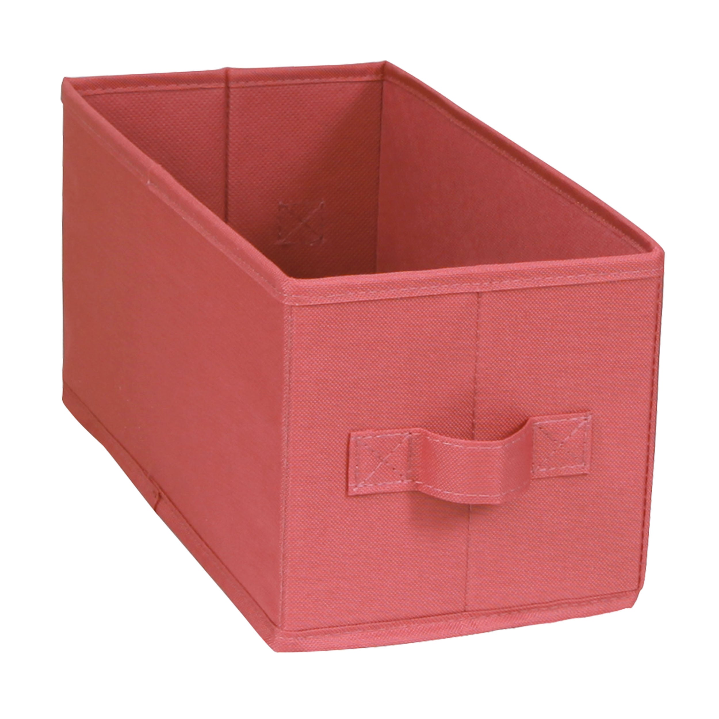 Panier de rangement polyester rose H.15 x l.31 x P.15 cm | Leroy Merlin