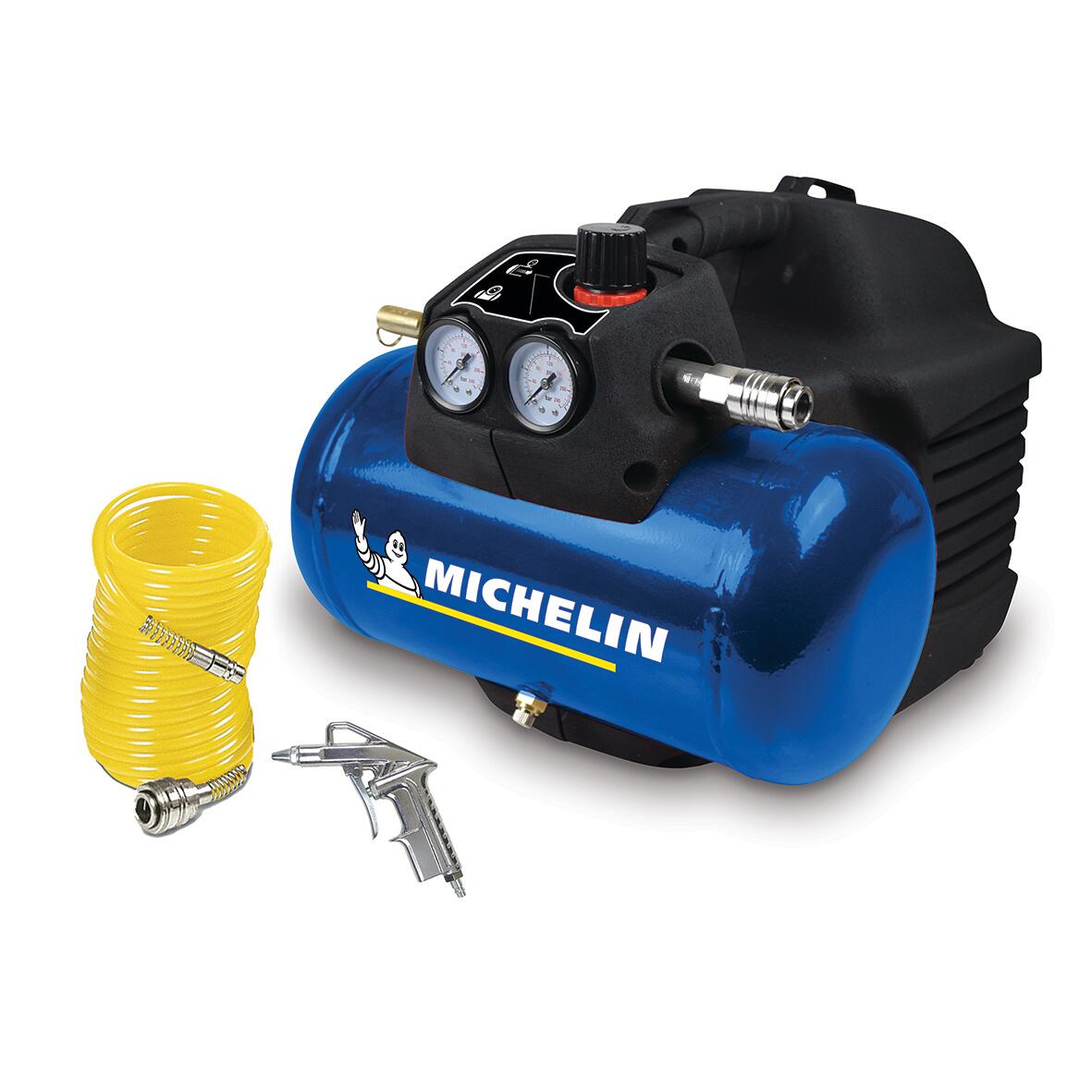 Compresseur 6L avec kit soufflette MICHELIN 1.5cv | Leroy Merlin