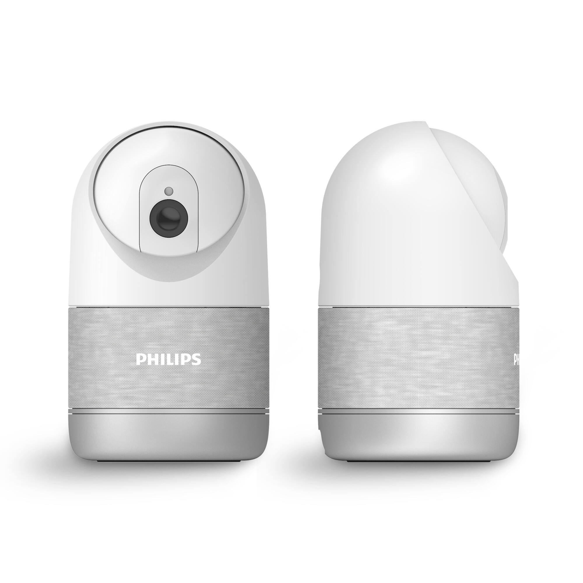 Caméra intérieure motorisée Welcomeeye look, Philips | Leroy Merlin