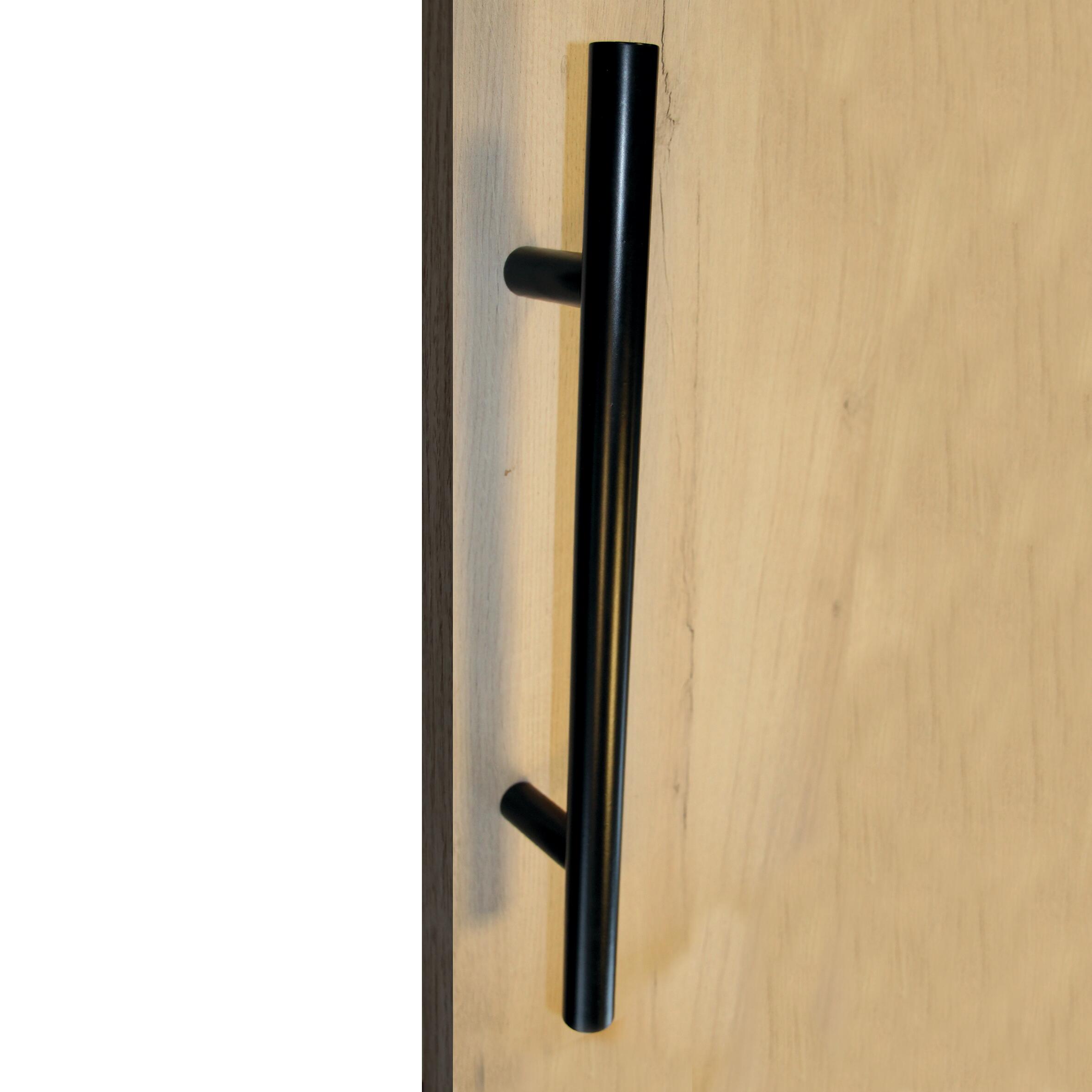 Tirant de porte LINEA BERTOMANI Long. 500 mm Diam. 30 mm aluminium noir ...