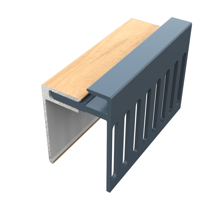 Profil de finition pvc FREEFOAM Solid + meleze meleze 3 m | Leroy Merlin