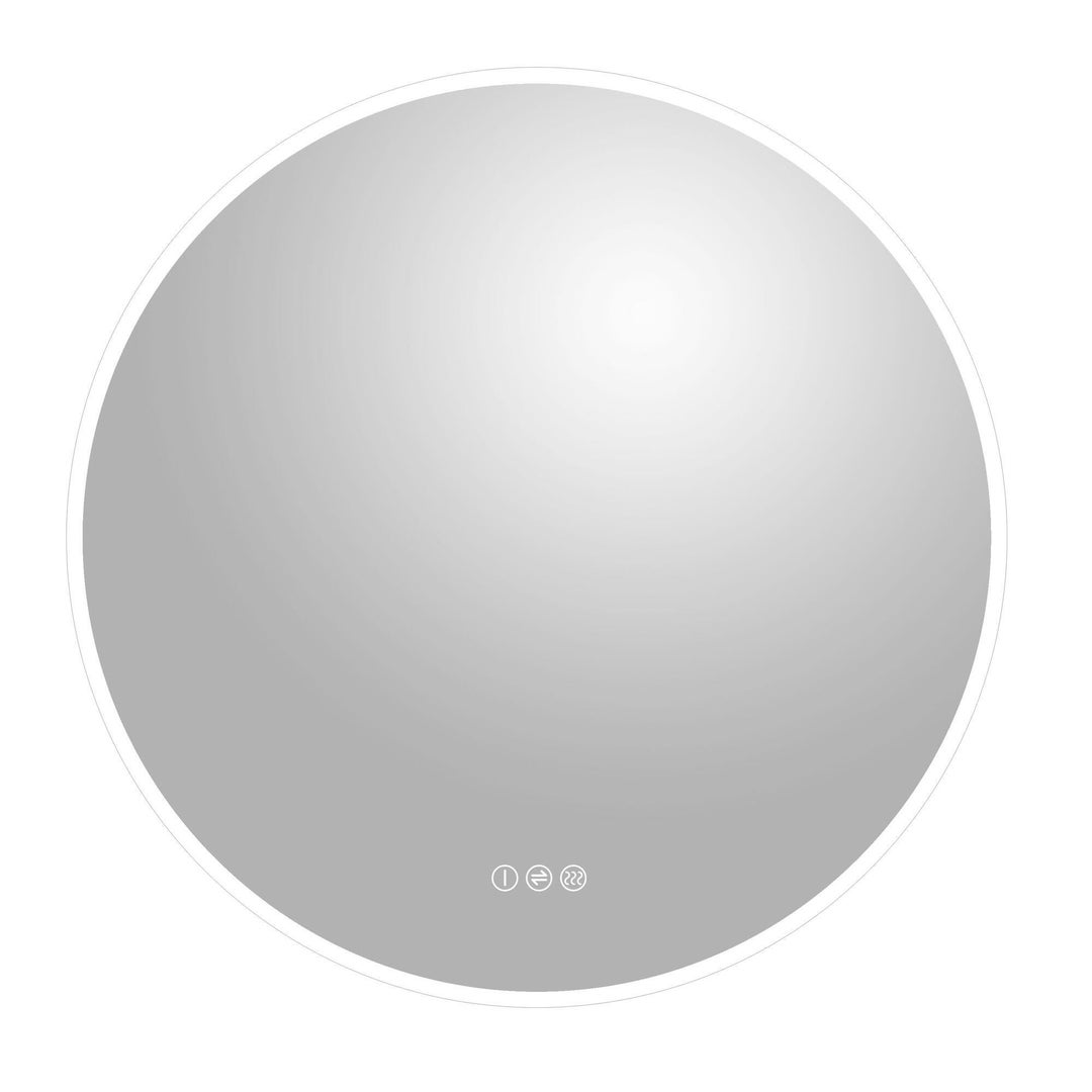 Καθρέπτης μπάνιου Sensea Renzo με φως LED στρογγυλός Ø90cm
