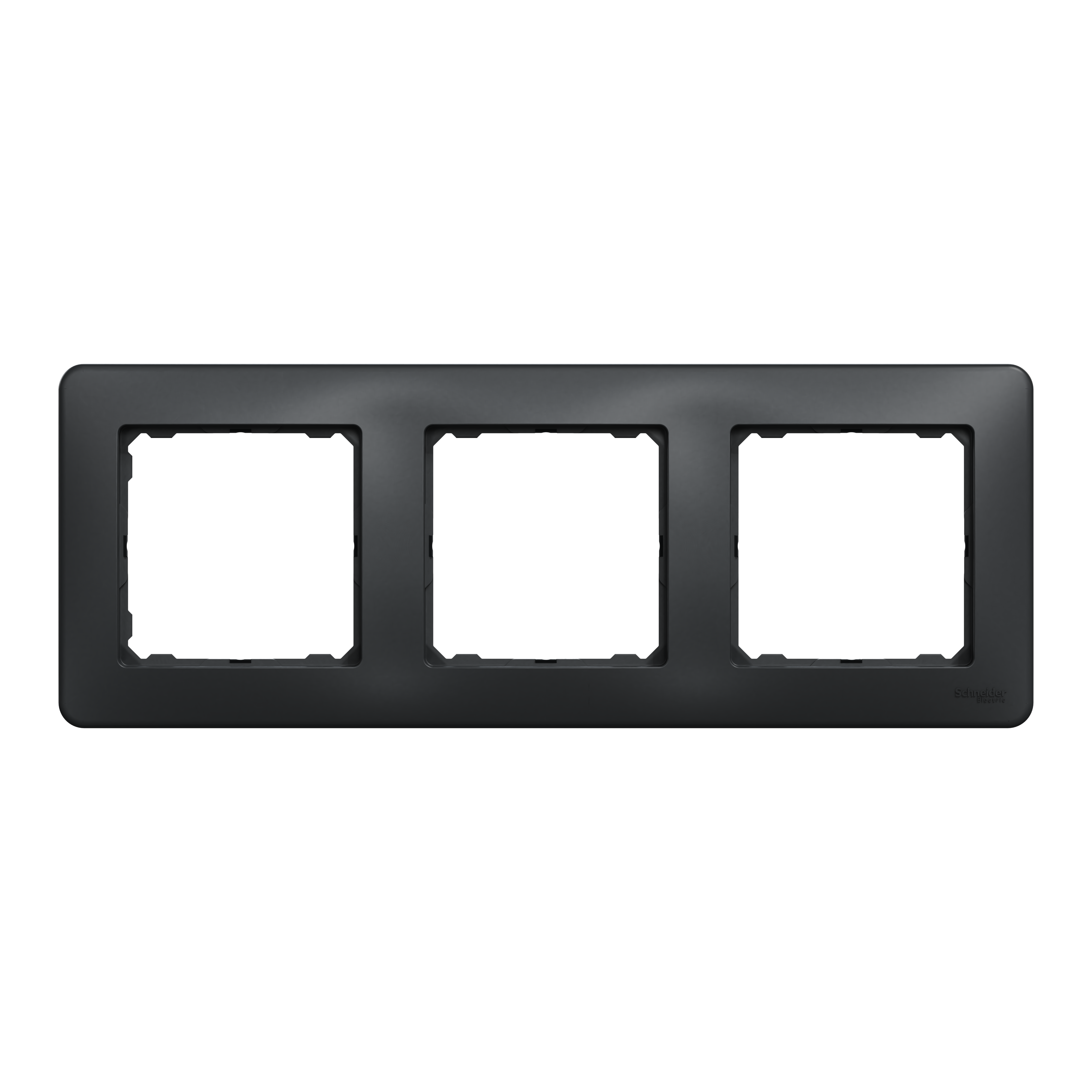 Ramka potrójna czarny antracyt SEDNA DESIGN SCHNEIDER ELECTRIC - Leroy ...