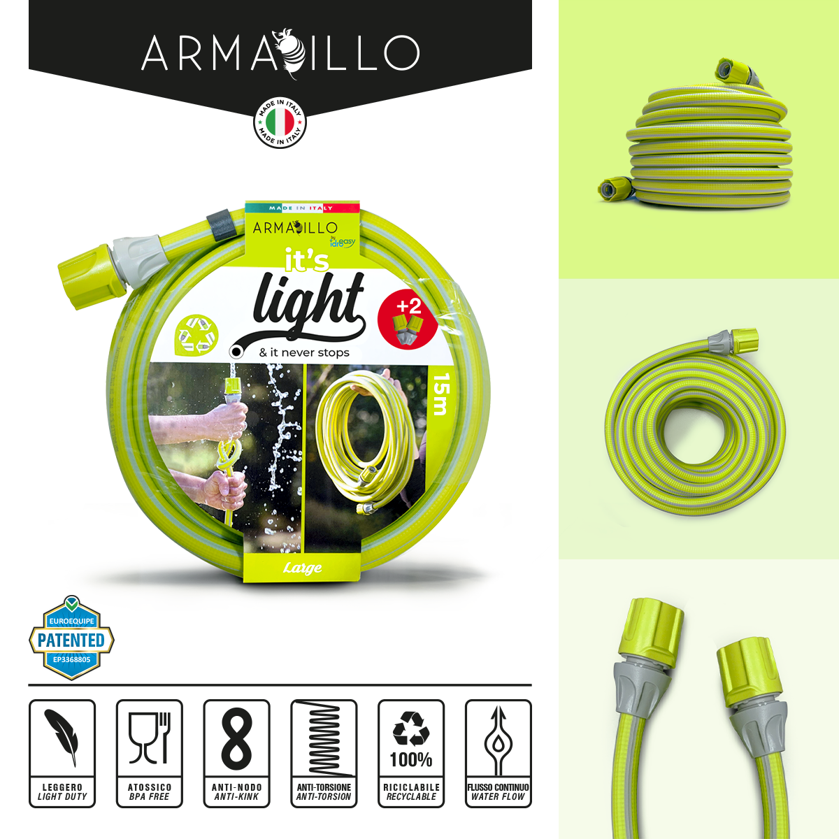 Tubo di irrigazione antistrozzamento rigido IDROEASY IDROEASY TUBO ...