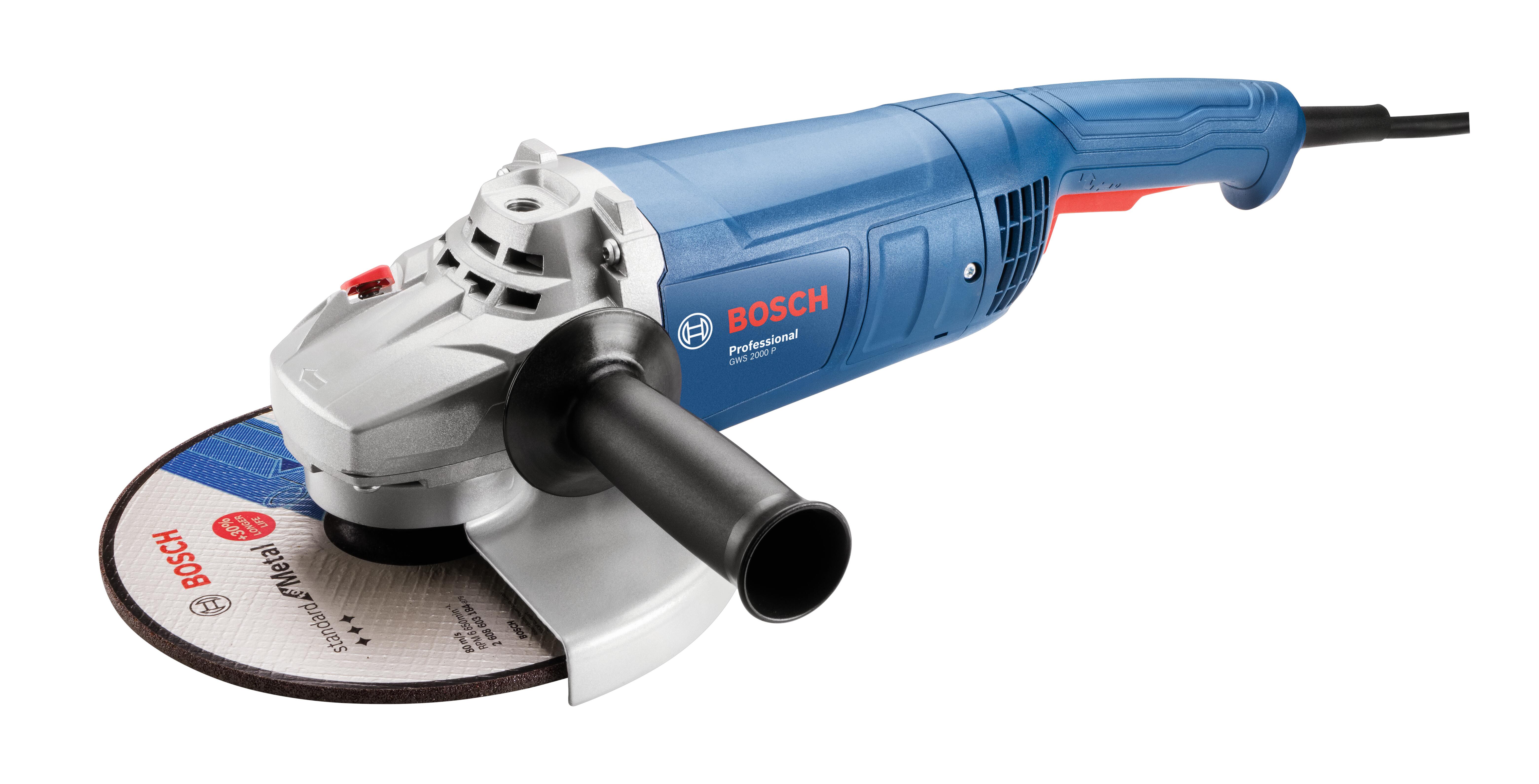 Meuleuse d'angle filaire 230 mm BOSCH PROFESSIONAL GWS 2000, 2000 W ...
