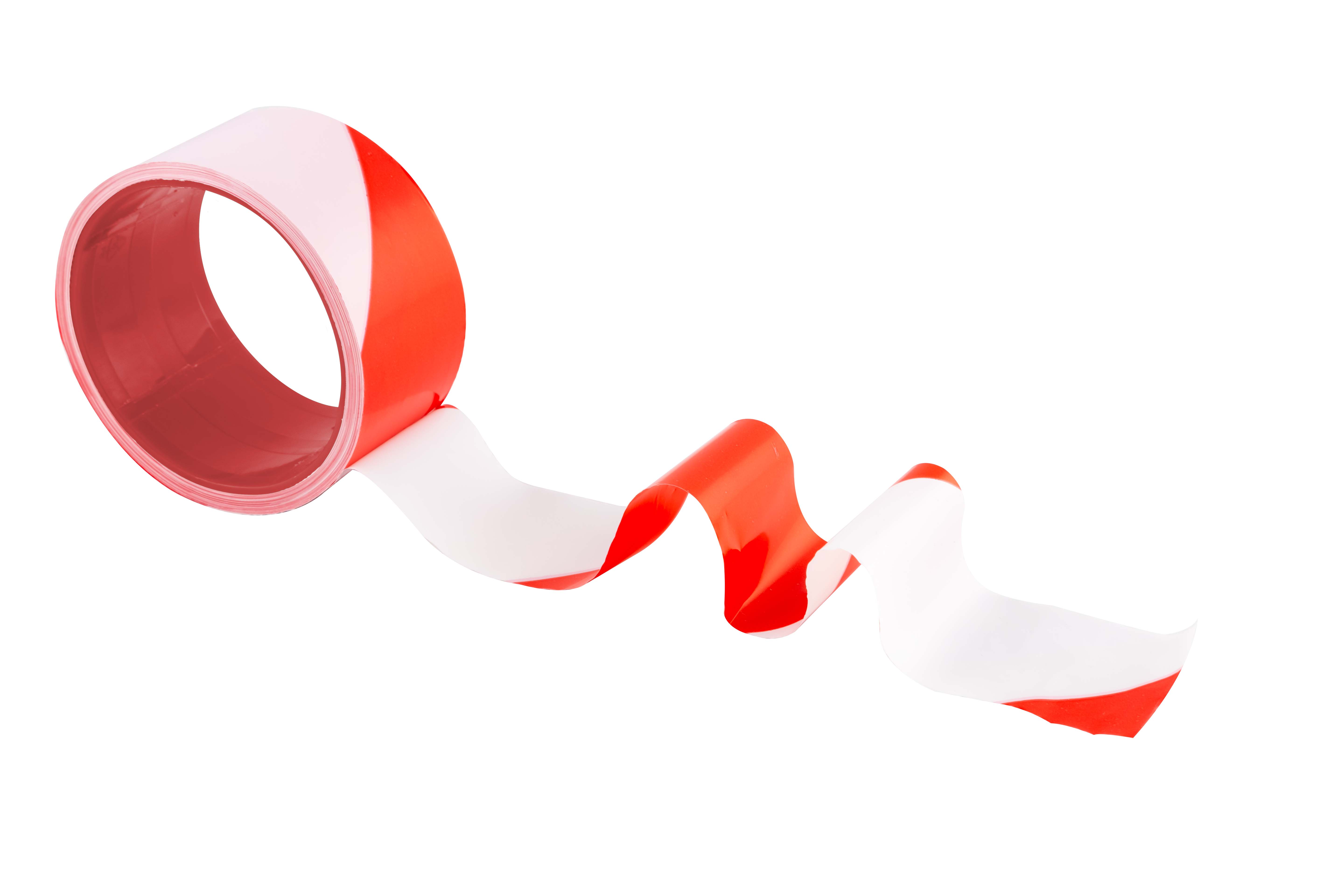 Ruban de signalisation rouge et blanc l.50 mm x L.50 m | Leroy Merlin