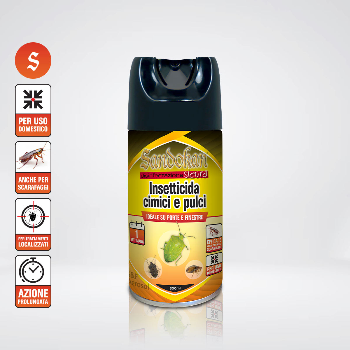 Insetticida spray per cimice SANDOKAN 300 ml | Leroy Merlin