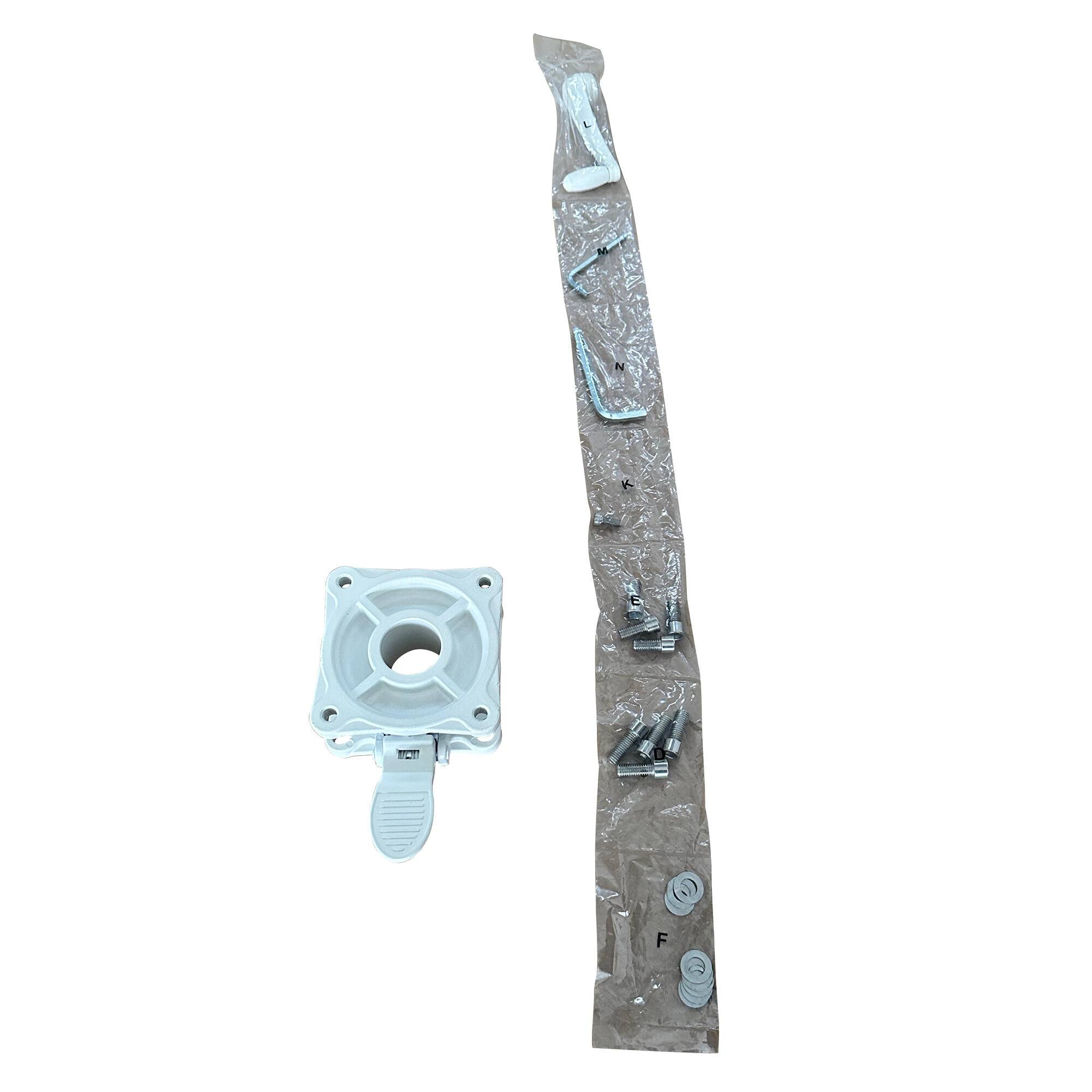 Base rotativa + tornillos gramo blanco | Leroy Merlin