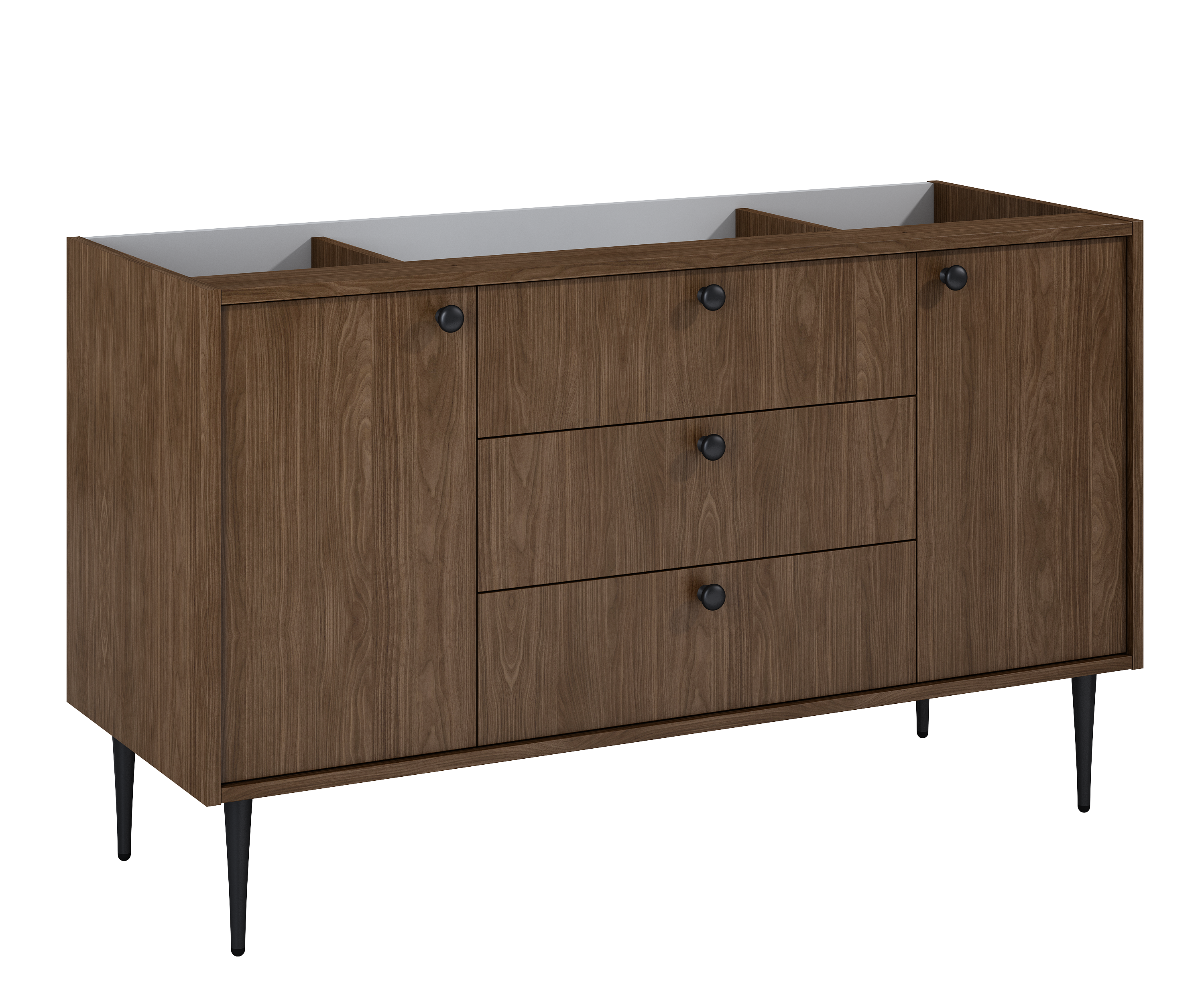 Szafka łazienkowa stojąca Leo 120x45.6x71.9 cm orzech Lincoln Roca ...