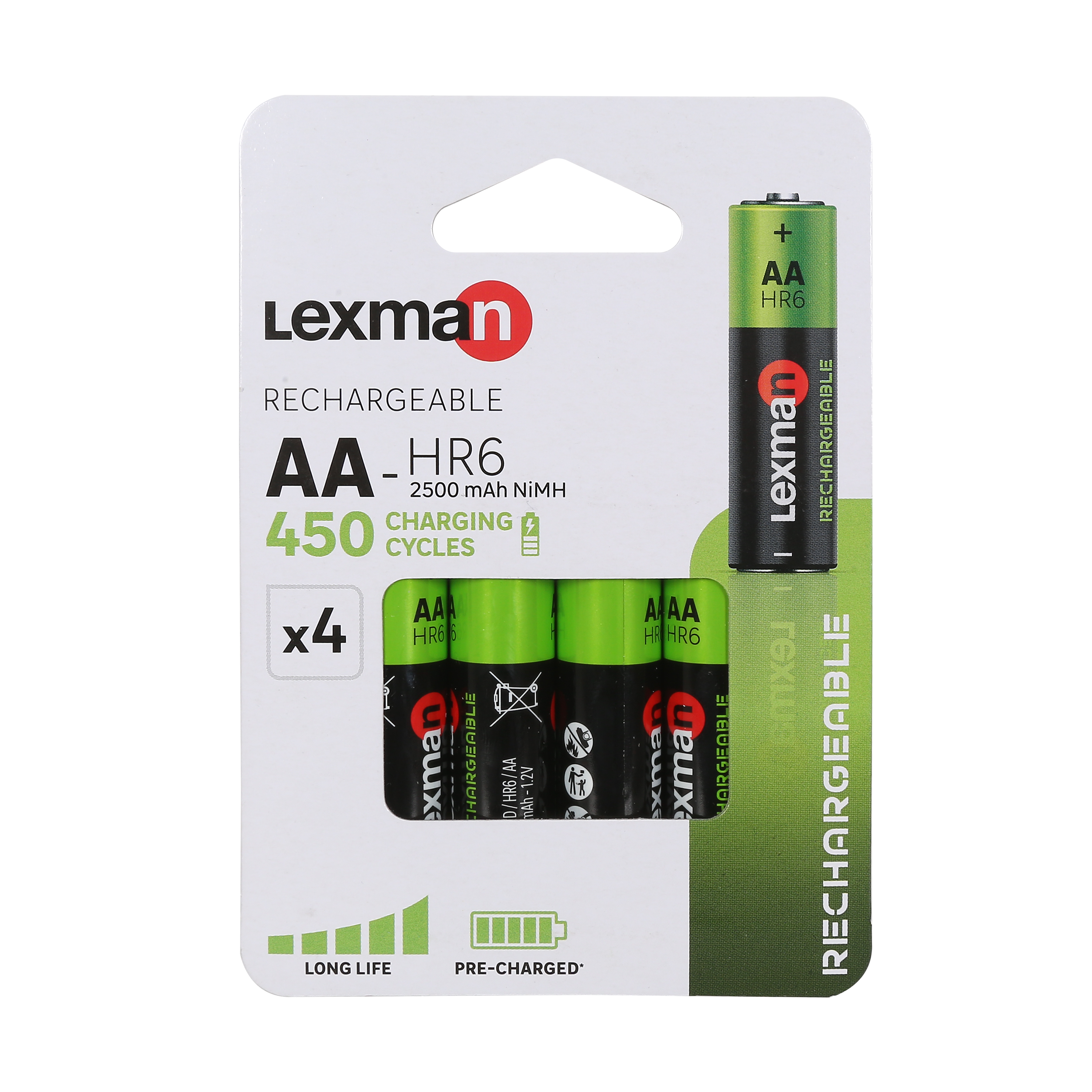 Akumulator L2 HR6 AA 2500mAh 4 szt. LEXMAN - Leroy Merlin