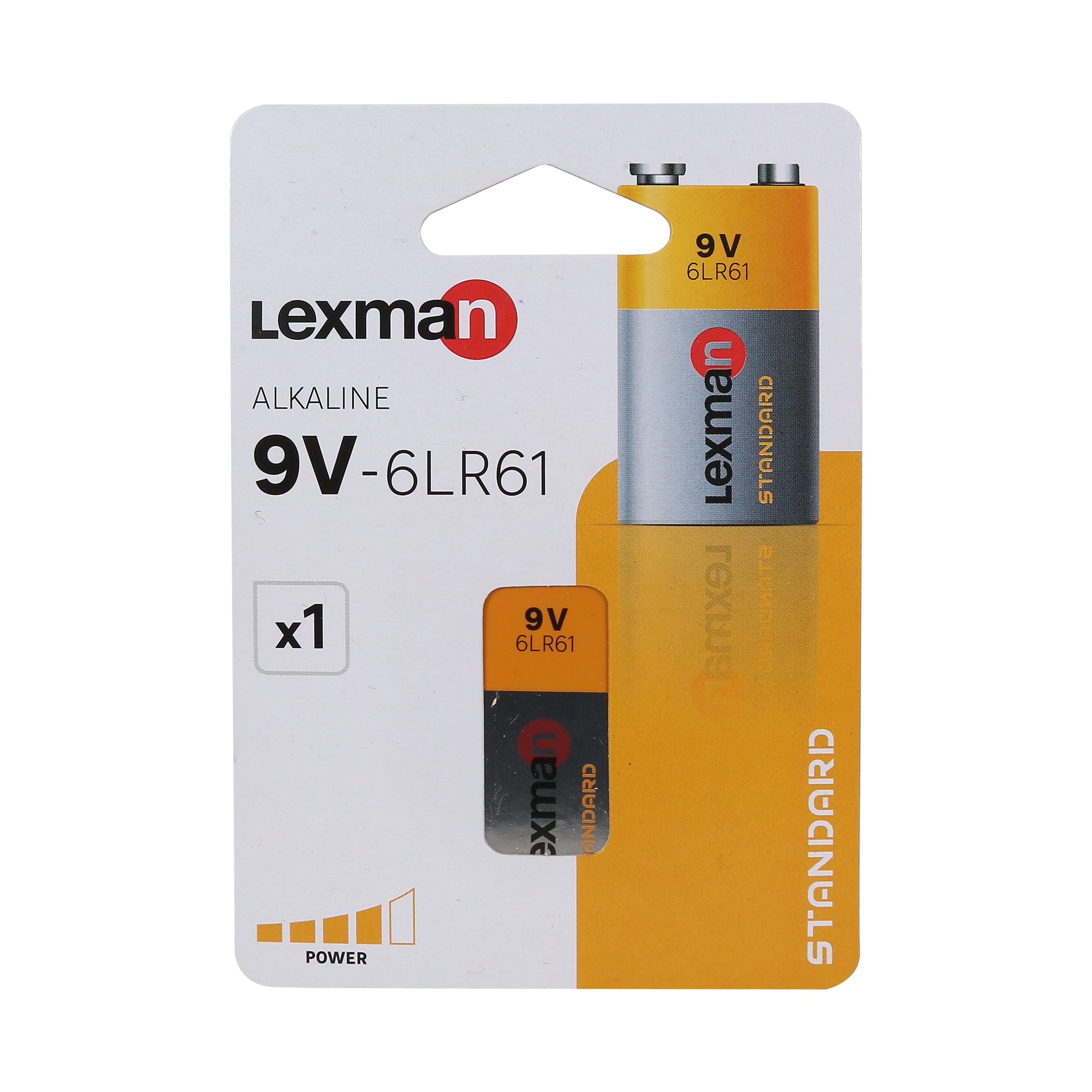 Bateria alkaliczna 9V 6LR61 1 SZT. LEXMAN - Leroy Merlin