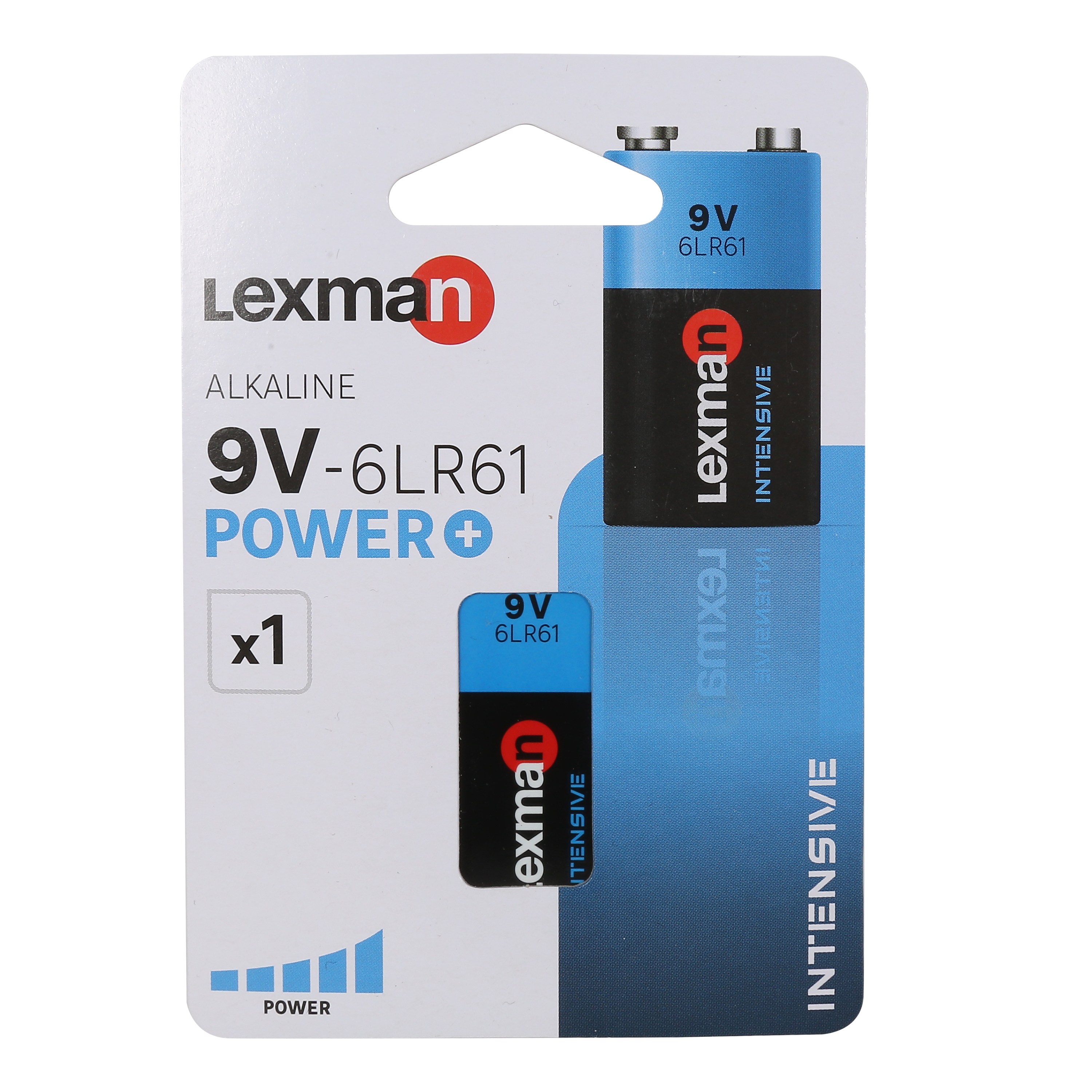 Bateria alkaliczna INTENSIVE 9V 6LR61 1 SZT. LEXMAN - Leroy Merlin