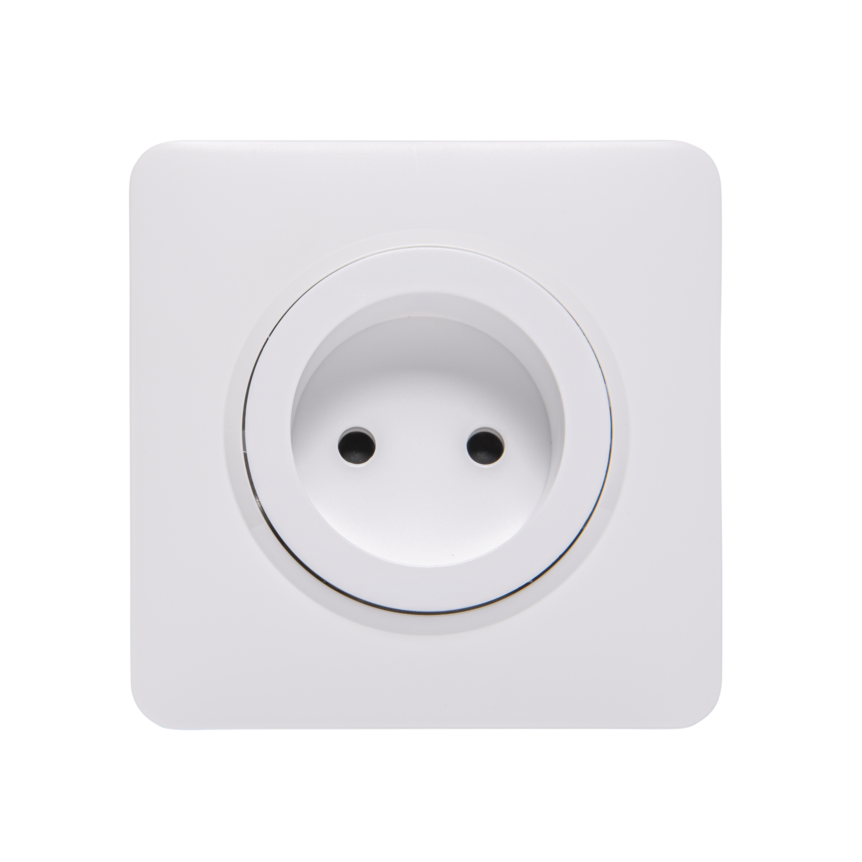 Prise sans terre complet Lumia, LEXMAN blanc | Leroy Merlin