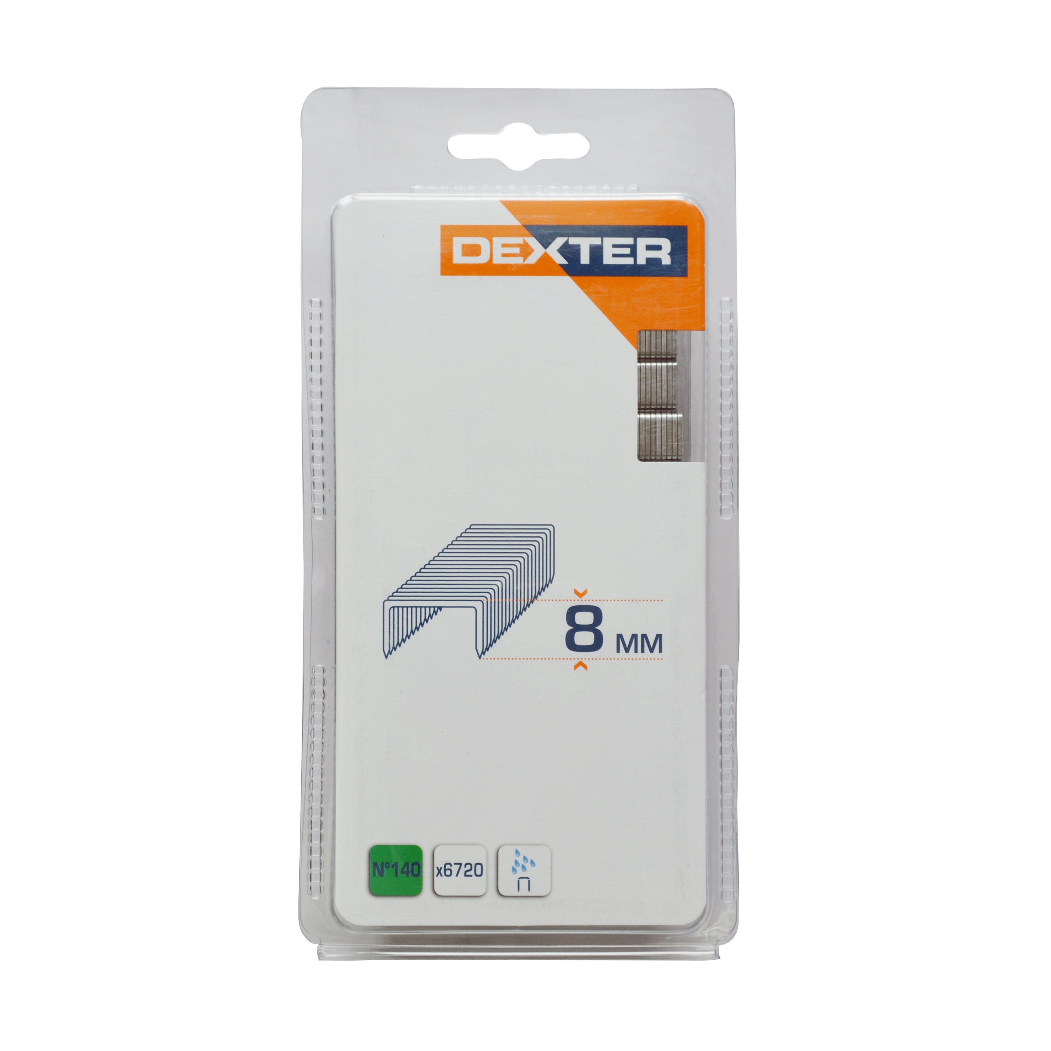 Lot de 6720 agrafes universelles DEXTER N°140, 8 mm | Leroy Merlin