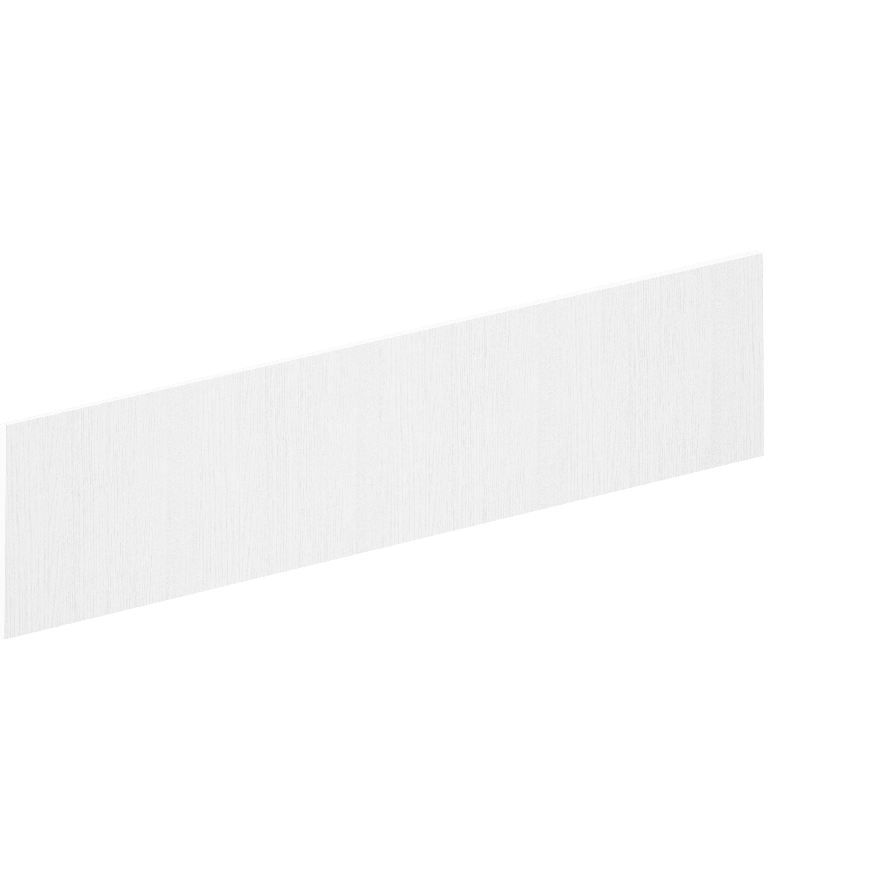 Plinthe de cuisine Malmo, blanc, H.15 cm x L.2.4 m x Ep.13 mm Délinia ...