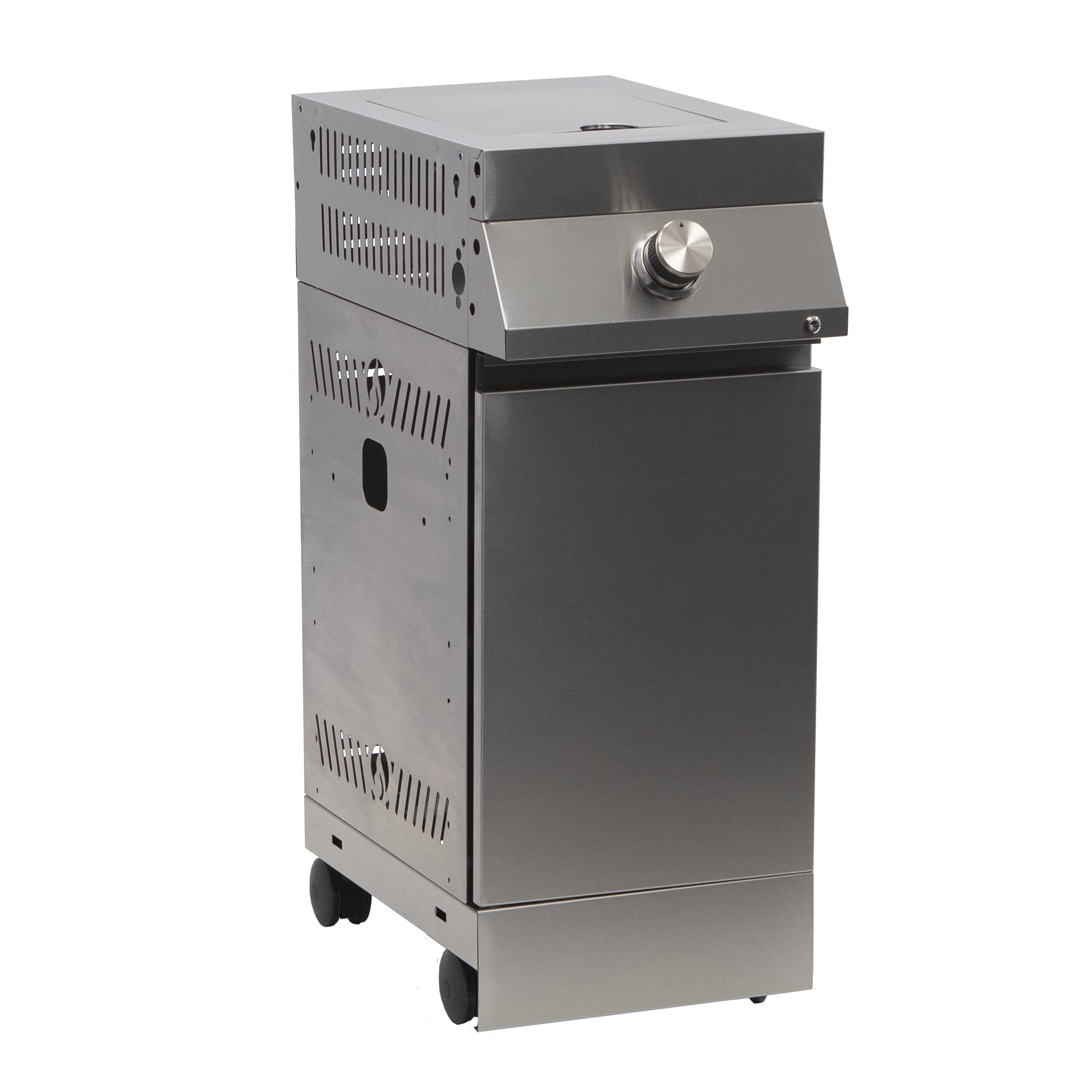 Modulo de gas lateral NATERIAL Ilo de acero inoxidable 55.3x90x36.7 cm ...