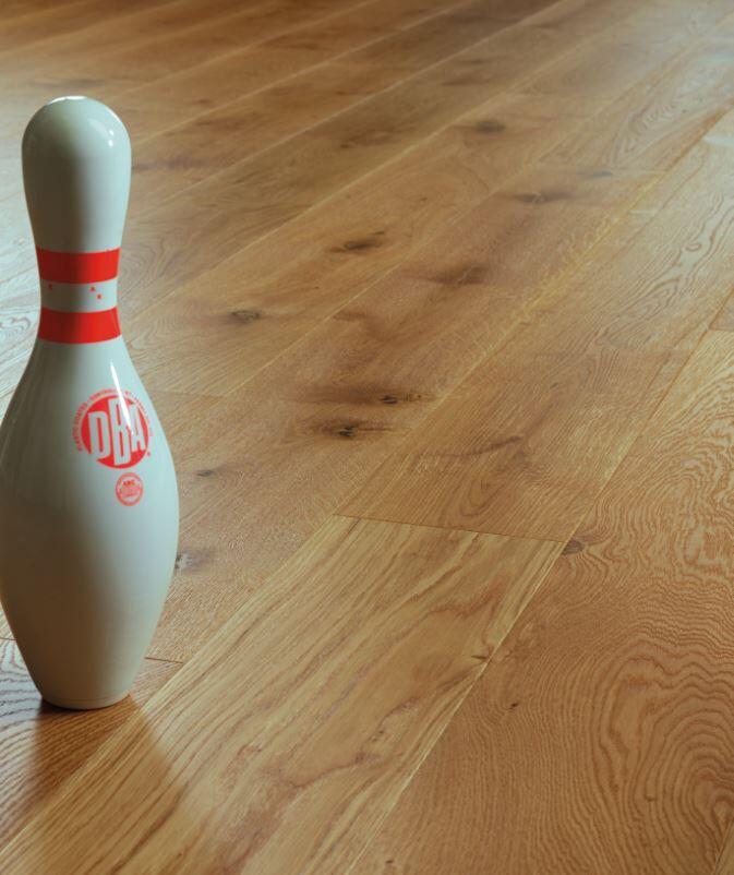 Parquet prefinito in rovere naturale caldo Rustic spazzolato ...