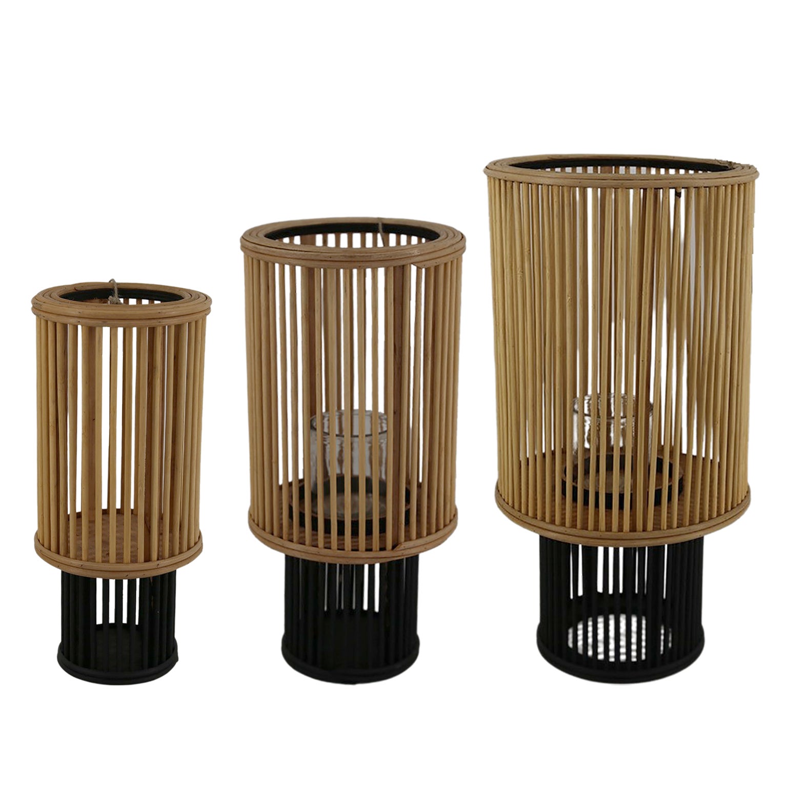 Set De 3 Lanternes Bamboubois | Leroy Merlin