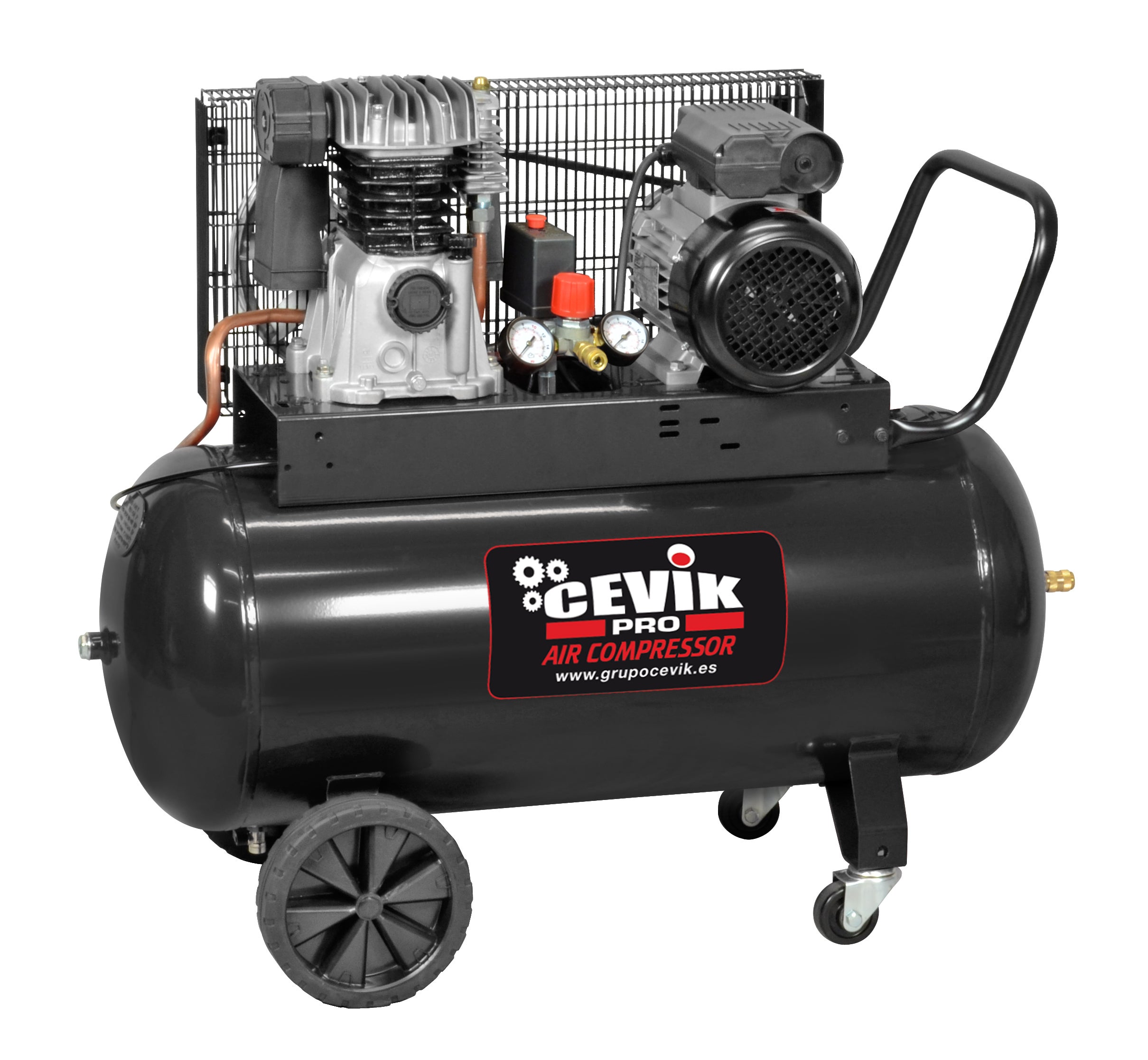 Compresor correa CEVIK 100L 3HP | Leroy Merlin
