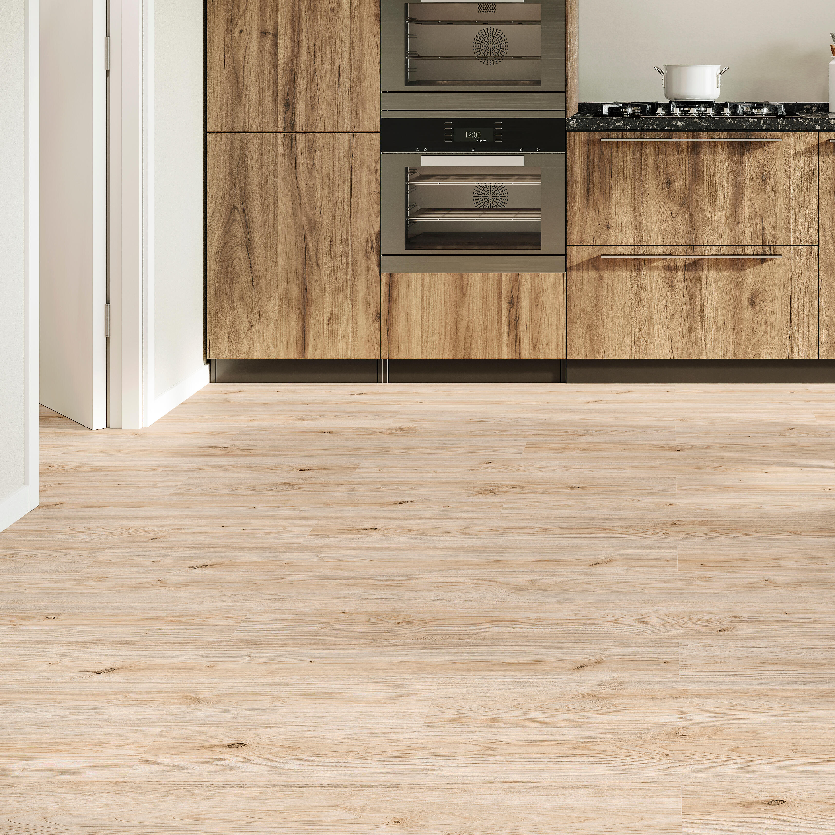 Pavimento laminato ARTENS Tarifa XL beige resistente all'acqua Sp 10mm ...
