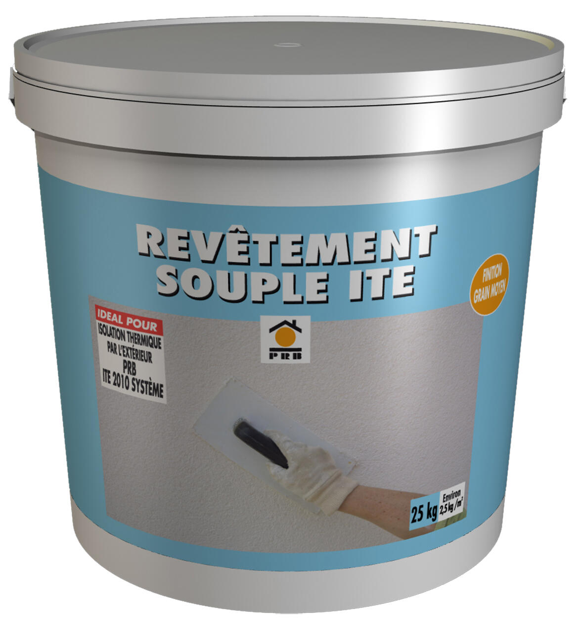 Enduit pour ITE, blanc de ré, PRB, 25kg | Leroy Merlin