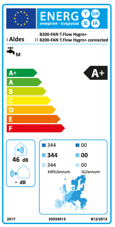 Chauffe-eau thermodynamique ALDES T.flow hygro + 200 l | Leroy Merlin