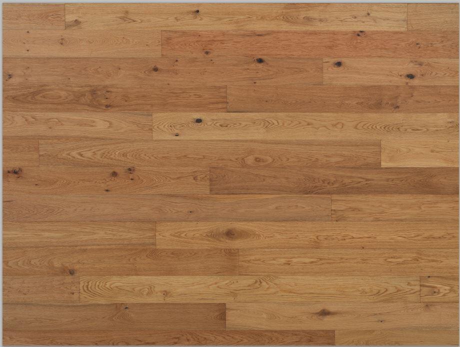 Parquet prefinito in rovere naturale Rustic spazzolato NaturaFLoor ...