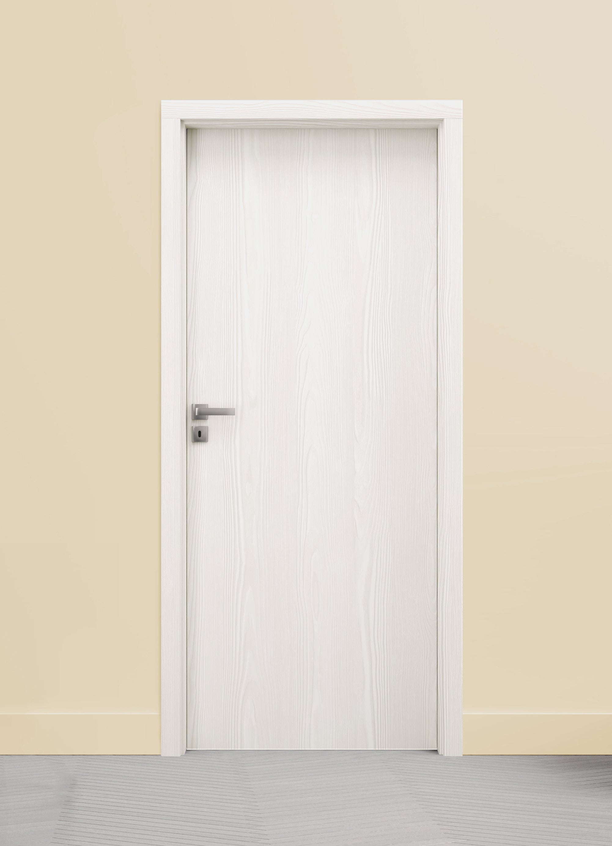 Porta battente Jam bianco venato L 70 x H 210 cm reversibile | Leroy Merlin