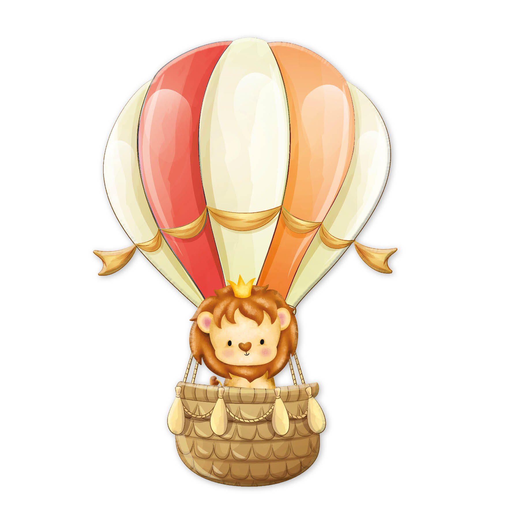 Decorazione da parete su mdf Leone, multicolore 19 x 30 cm | Leroy Merlin