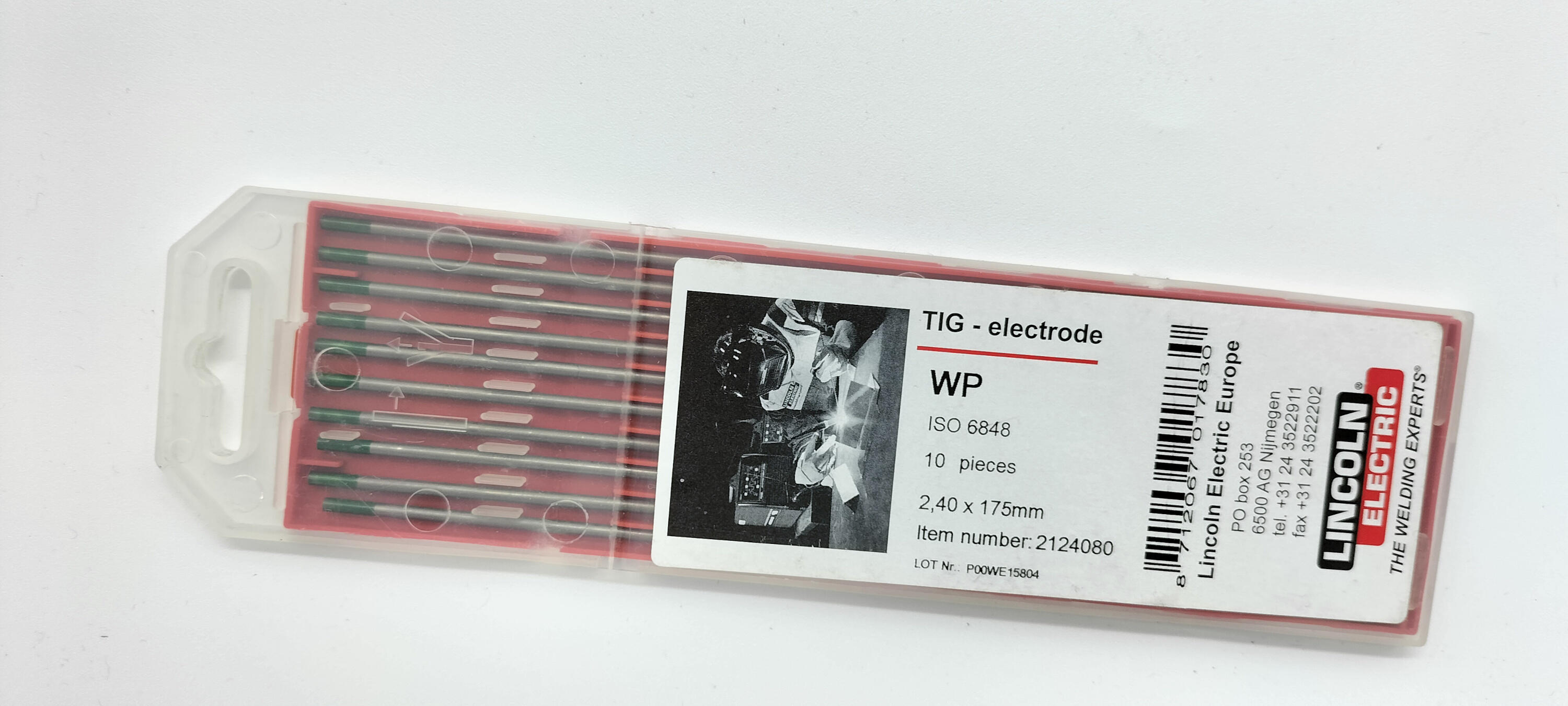 Pack 10 electrodos TUGSTENO 2,4 VERDE | Leroy Merlin