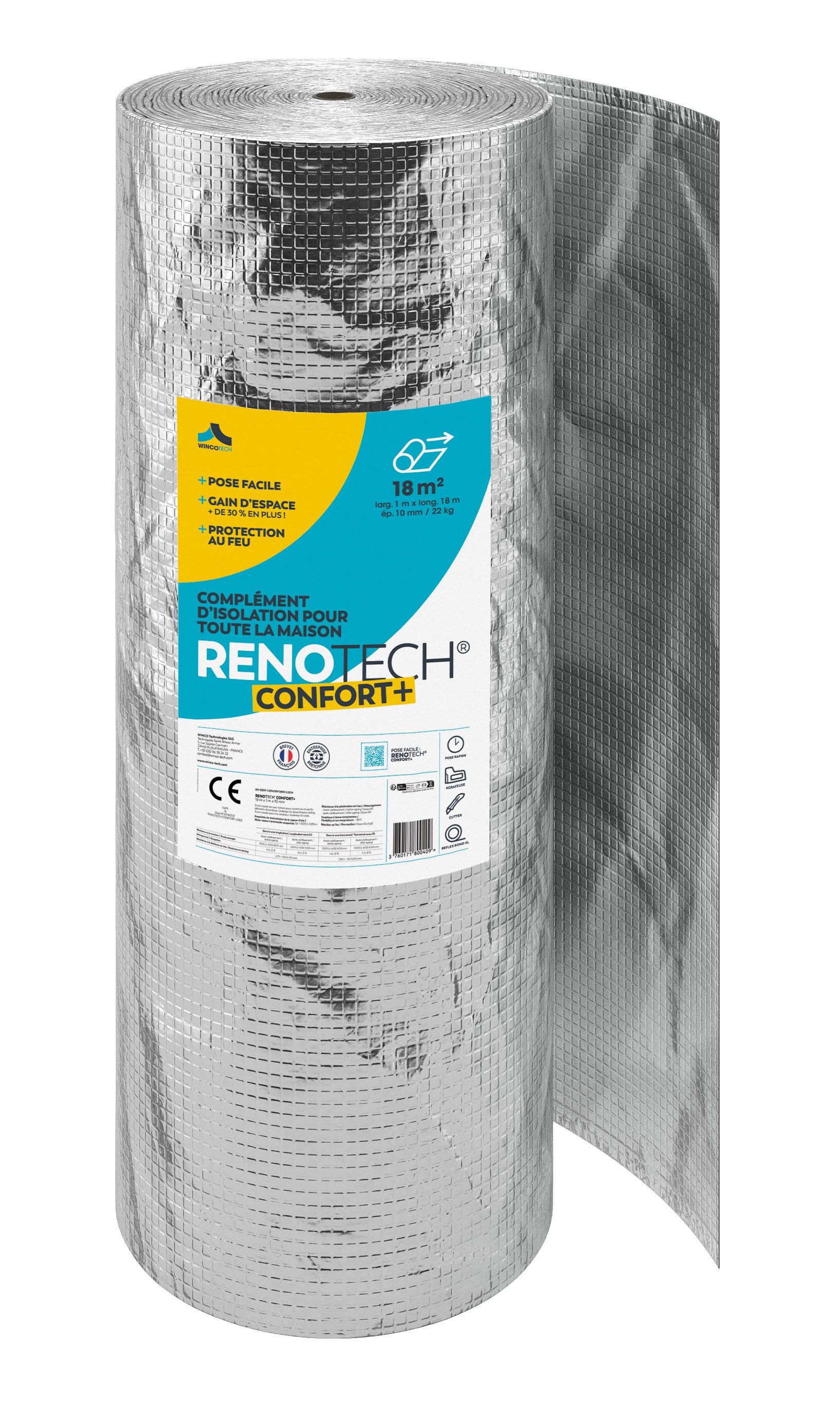 Rouleau Renotech confort + WINCO 18x1m, Ep.10 mm | Leroy Merlin