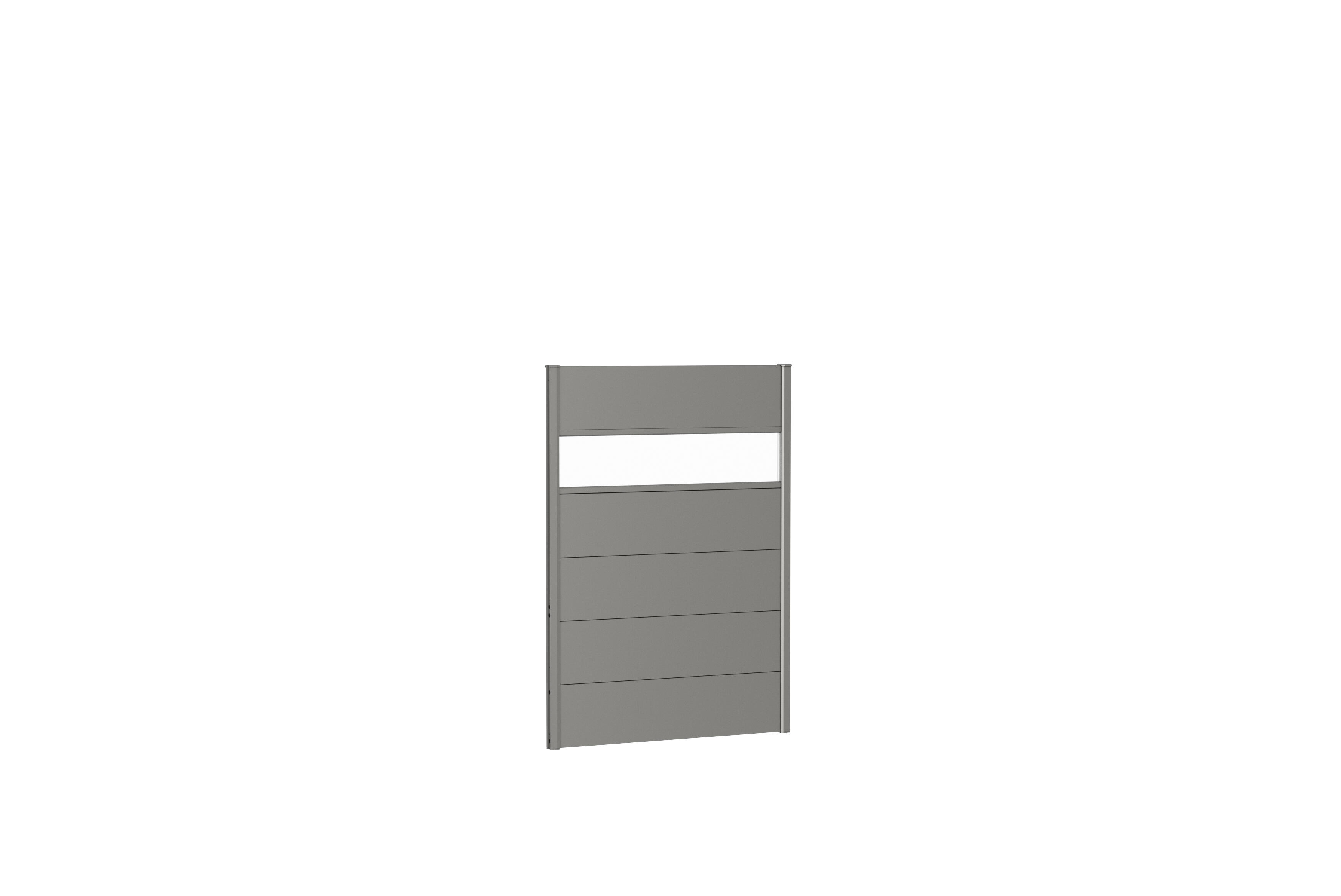 Pannello frangivista in acciaio galvanizzato grigio BIOHORT per ...