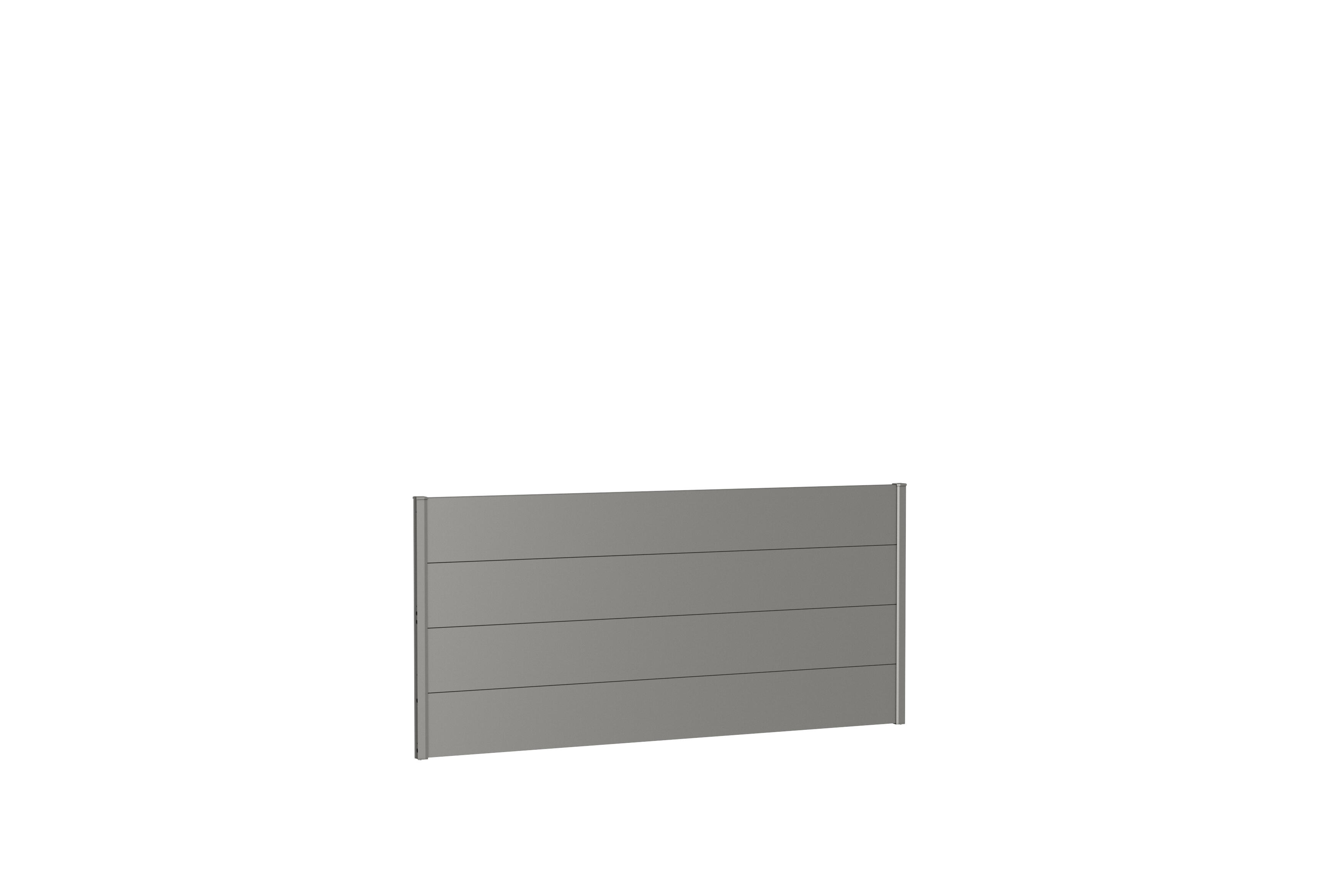 Panel translúcido de acero gris 194x91cm | Leroy Merlin