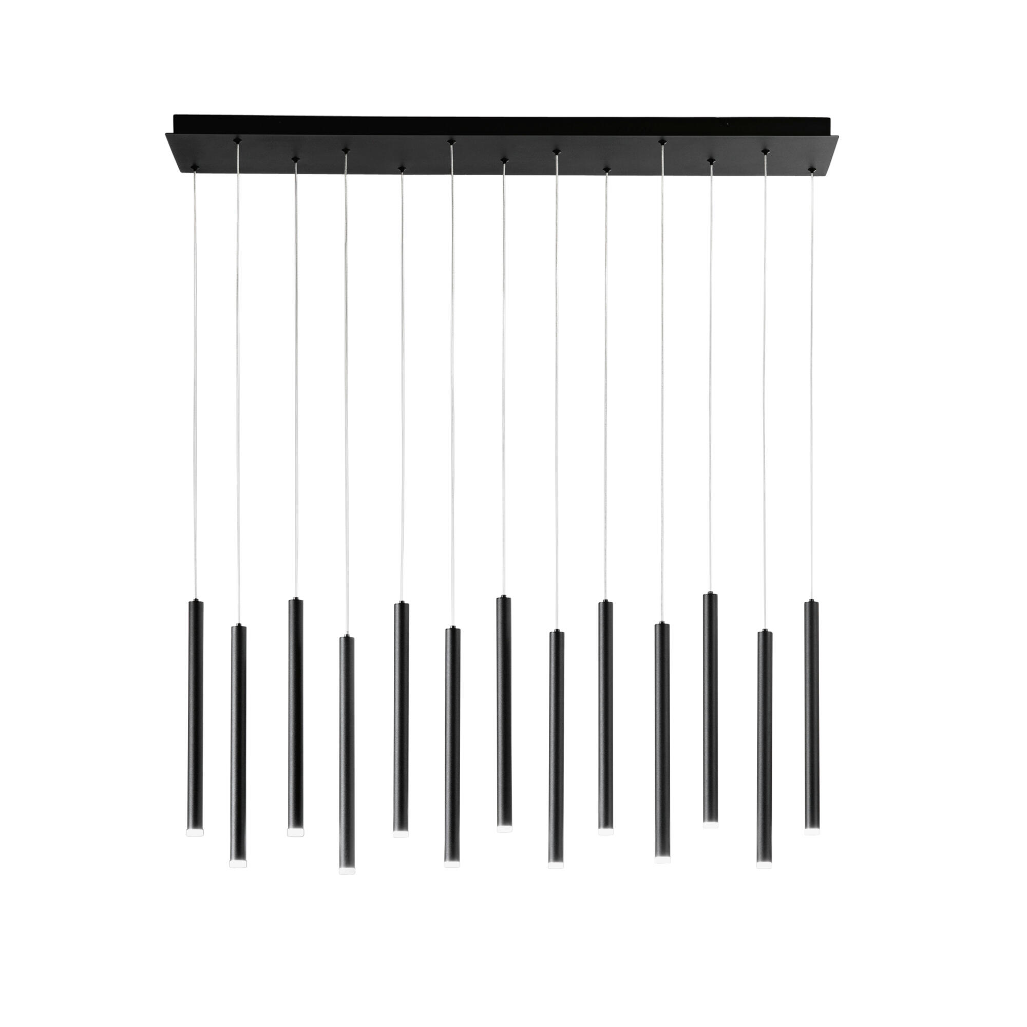 Lampadario LED moderno Pype nero, LUCE AMBIENTE DESIGN | Leroy Merlin