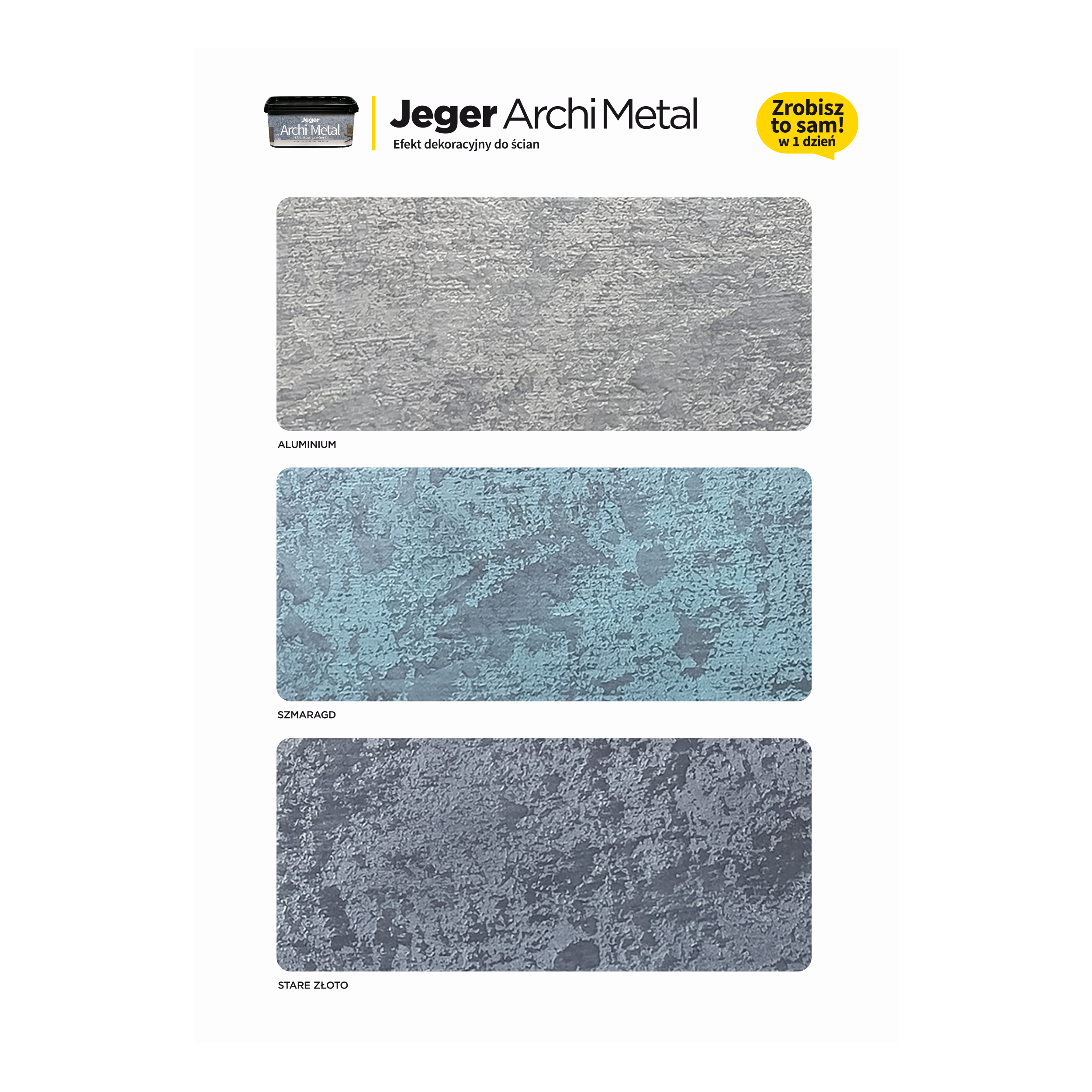 Wzornik kolorów Archi Metal Jeger - Leroy Merlin