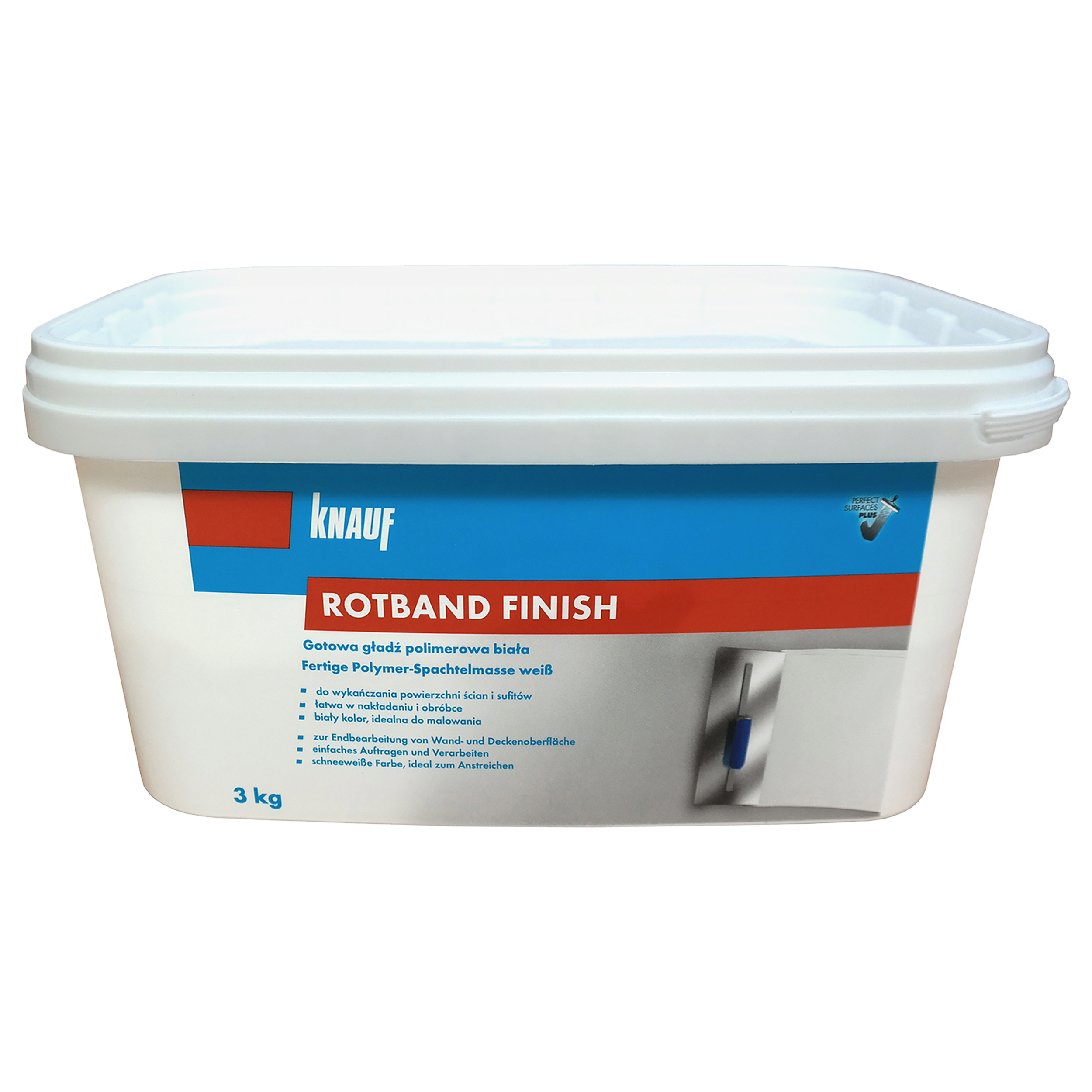 Gotowa gładź biała Rotband Finisz 3 kg - Leroy Merlin