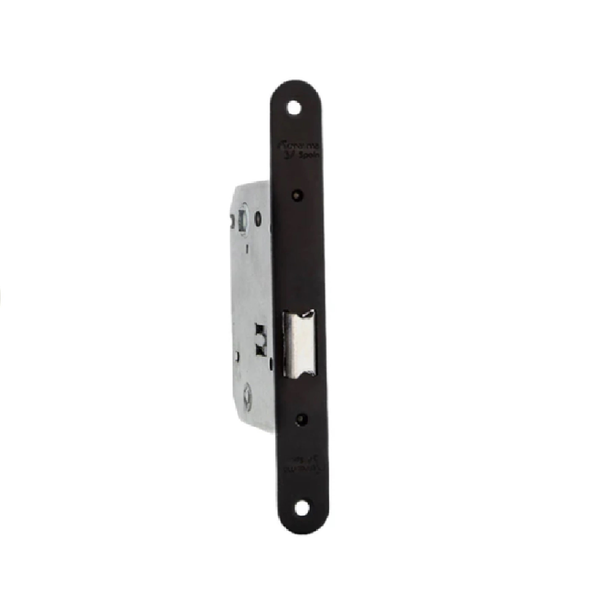 Picaporte tubular cuadrado negro de 70 mm de entrada | Leroy Merlin